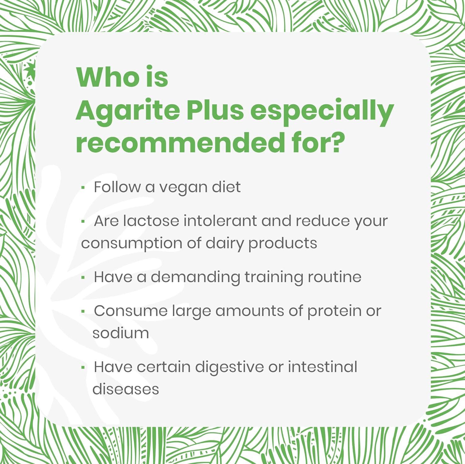 Agarite Plus: 100% Natural Organic Vegan Agar-Agar and Calcium ...
