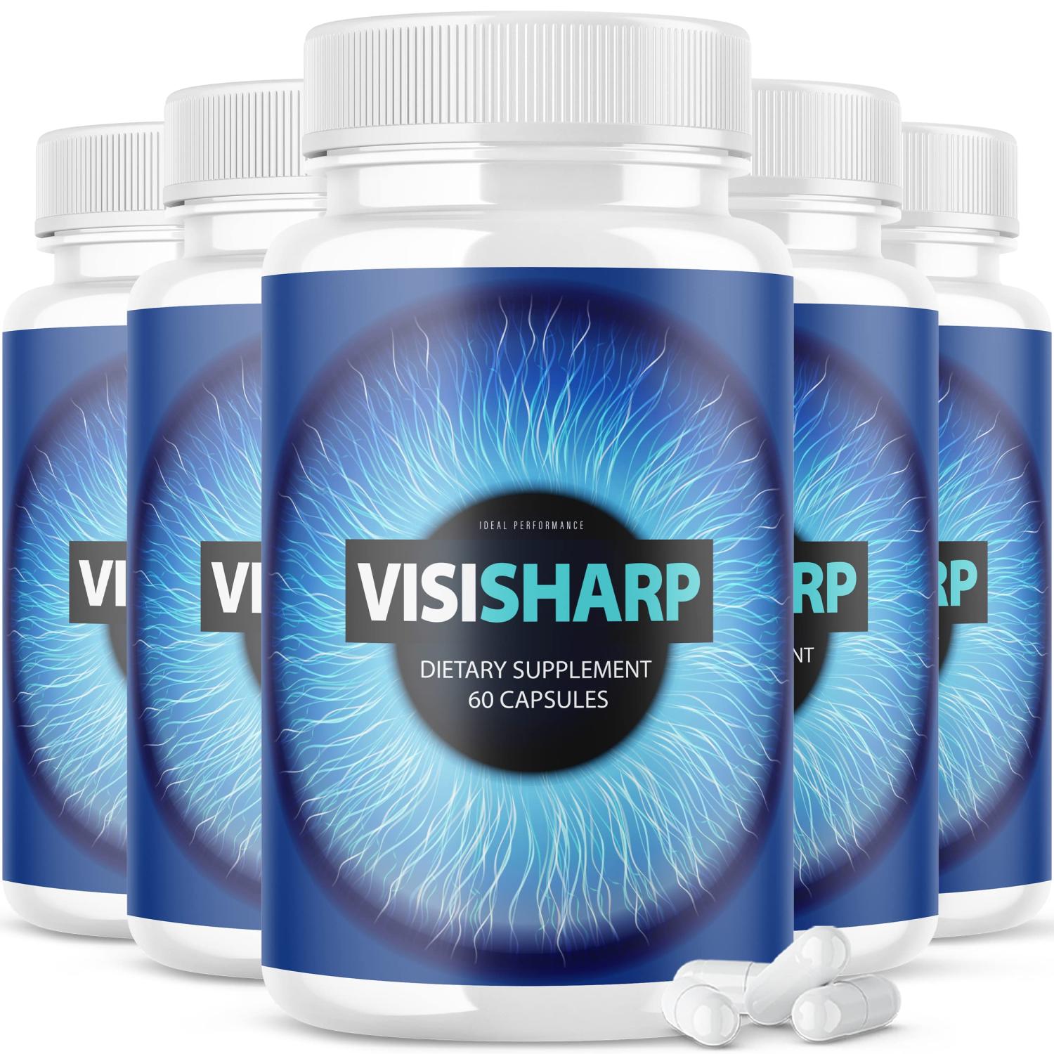 Visisharp Advanced Eye Health Formula (5 Pack) Visi Sharp Supplement ...
