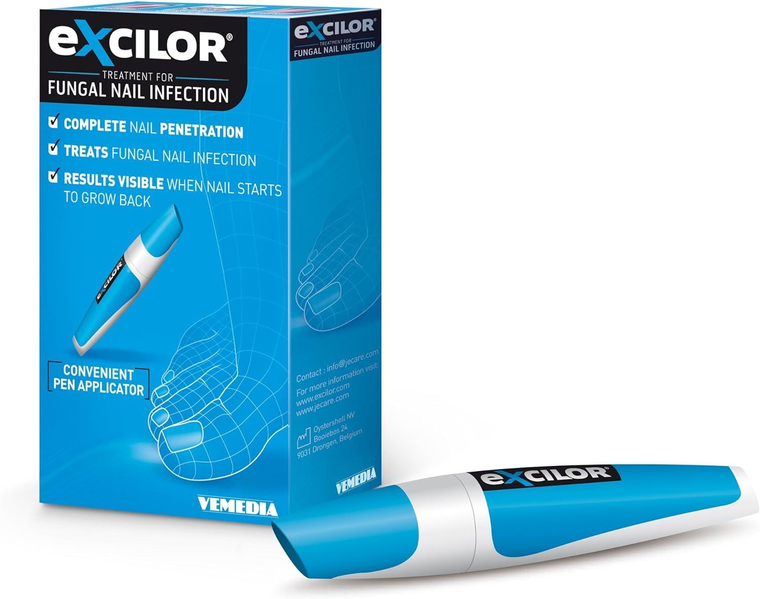Excilor Nail Fungus Treatment Pen - Anti-Fungal Repair for Beautiful ...