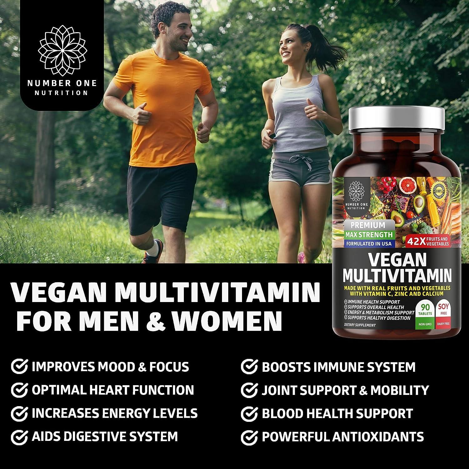 N1N Premium Plant Based Multivitamin | 86 Powerful Ingredients for Men ...