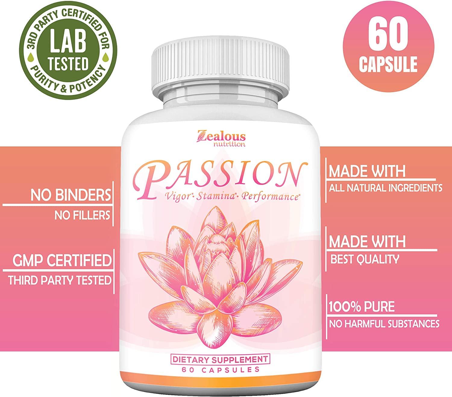 Zealous Nutritions Female Health Wellness Supplement - Natural Blend ...