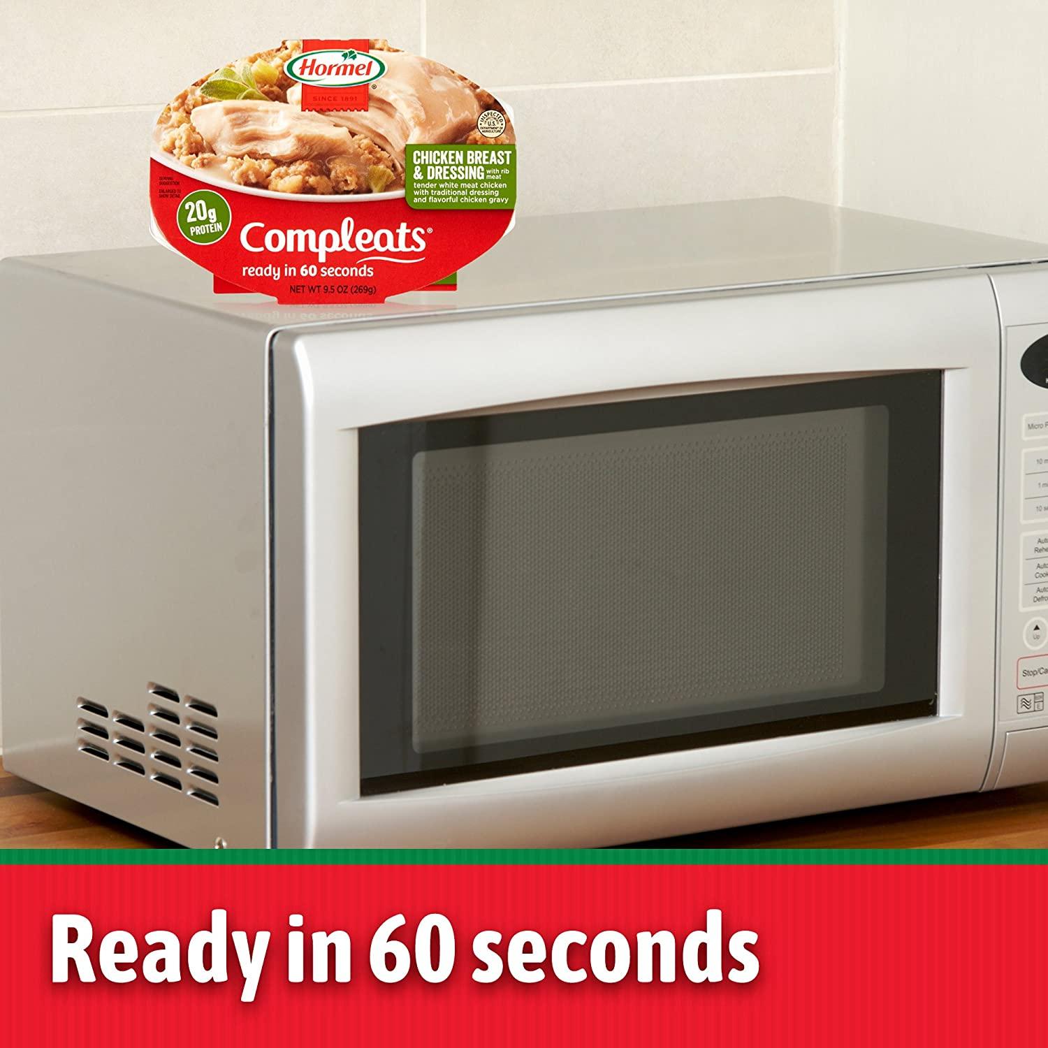 HORMEL COMPLEATS Chicken Breast & Dressing Microwave Tray, 9.5 Ounces ...