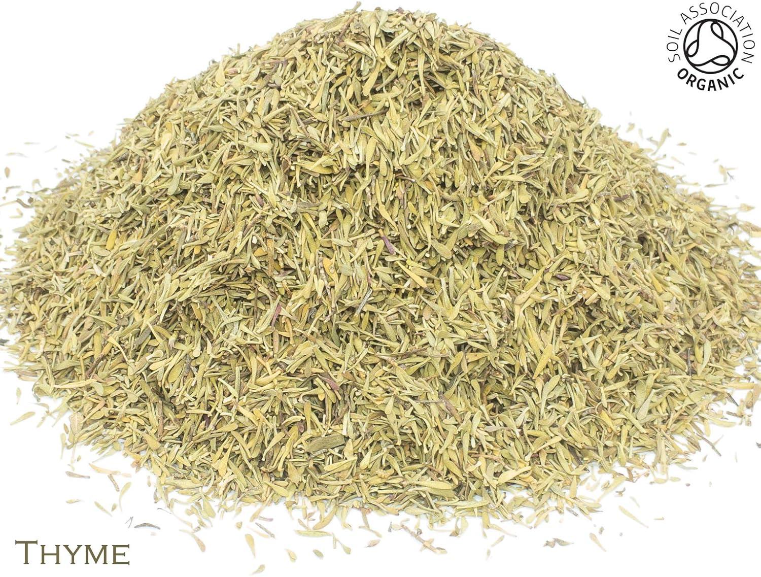 Organic Thyme Leaf Pure Herbal Infusion (25 Unbleached Tea Bags - 50g ...