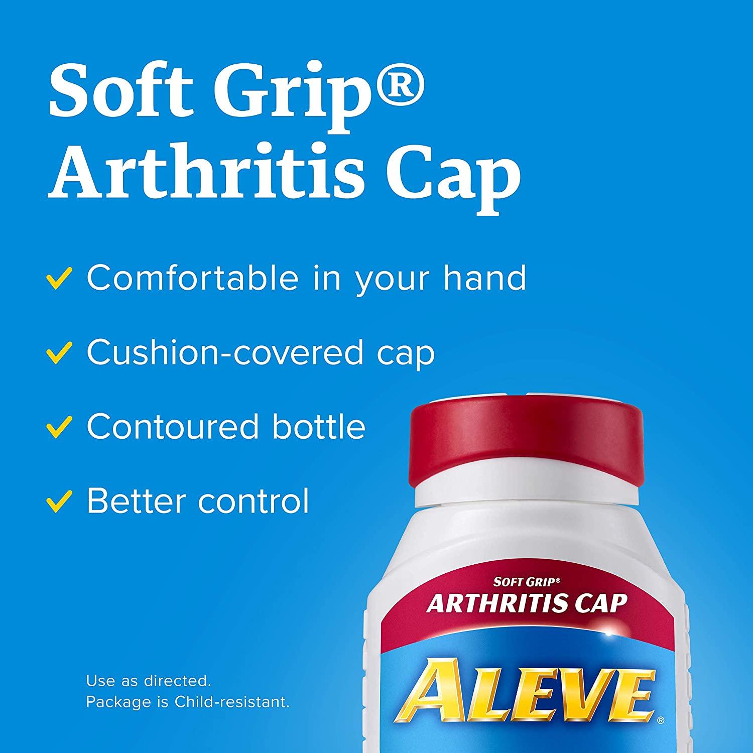 40 Count Aleve Soft Grip Arthritis Cap Gelcaps - 220mg Naproxen Sodium ...