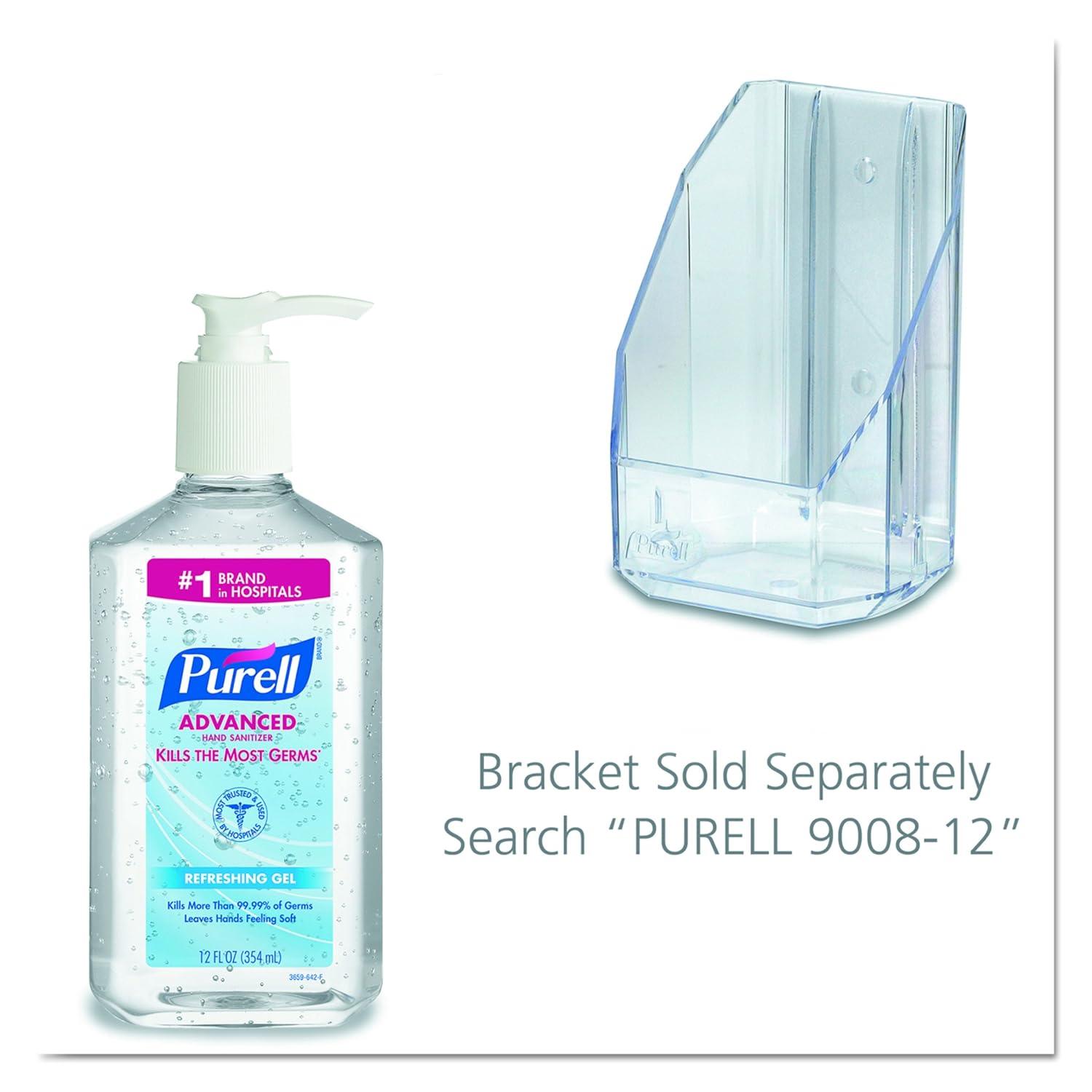 PURELL 365912CT Advanced Instant Hand Sanitizer 12oz Pump Bottle - Case ...