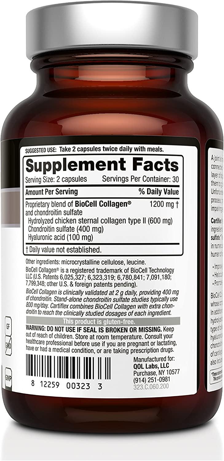 Cartiflex 60 Capsules - Quality of Life Labs for Joint Support ...