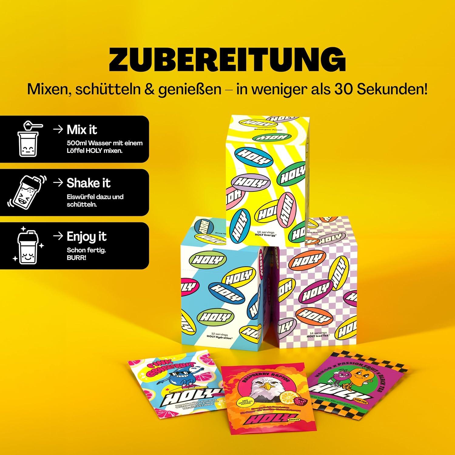 Buy Holy Energy Starter Set Deluxe - 43 Portions of Holy Iced Tea ...