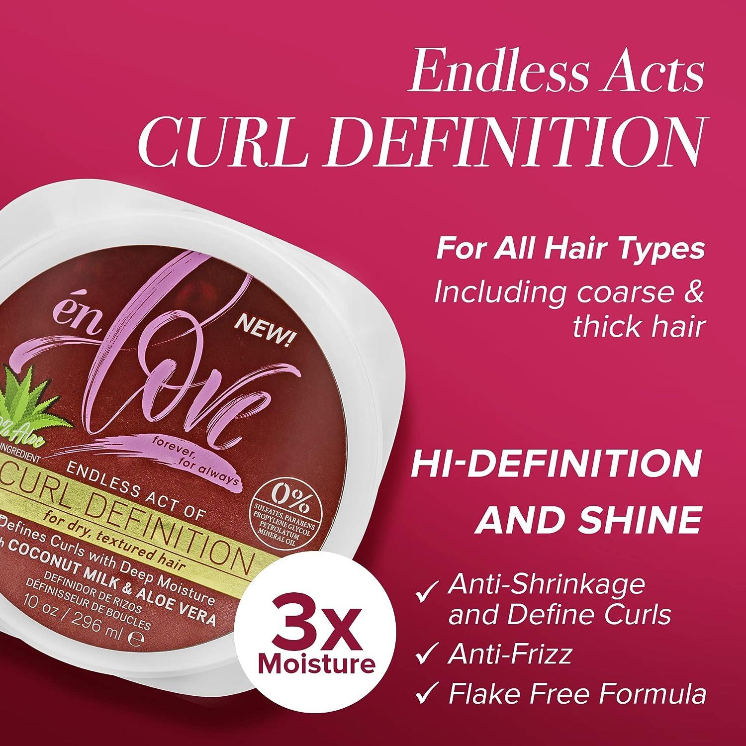 Coconut Milk & Aloe Vera Curl Definer for Hi-Definition & Shine - Anti ...