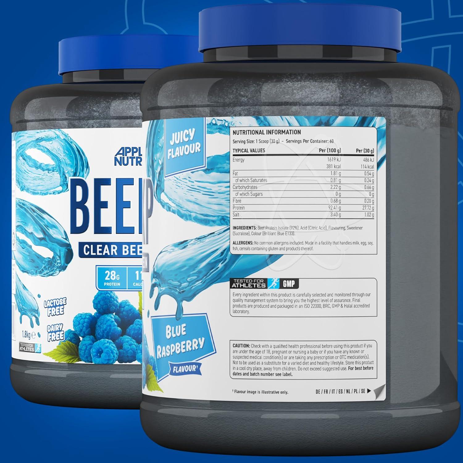 Applied Nutrition Beef XP - Clear Hydrolysed Beef Protein Isolate Fruit ...