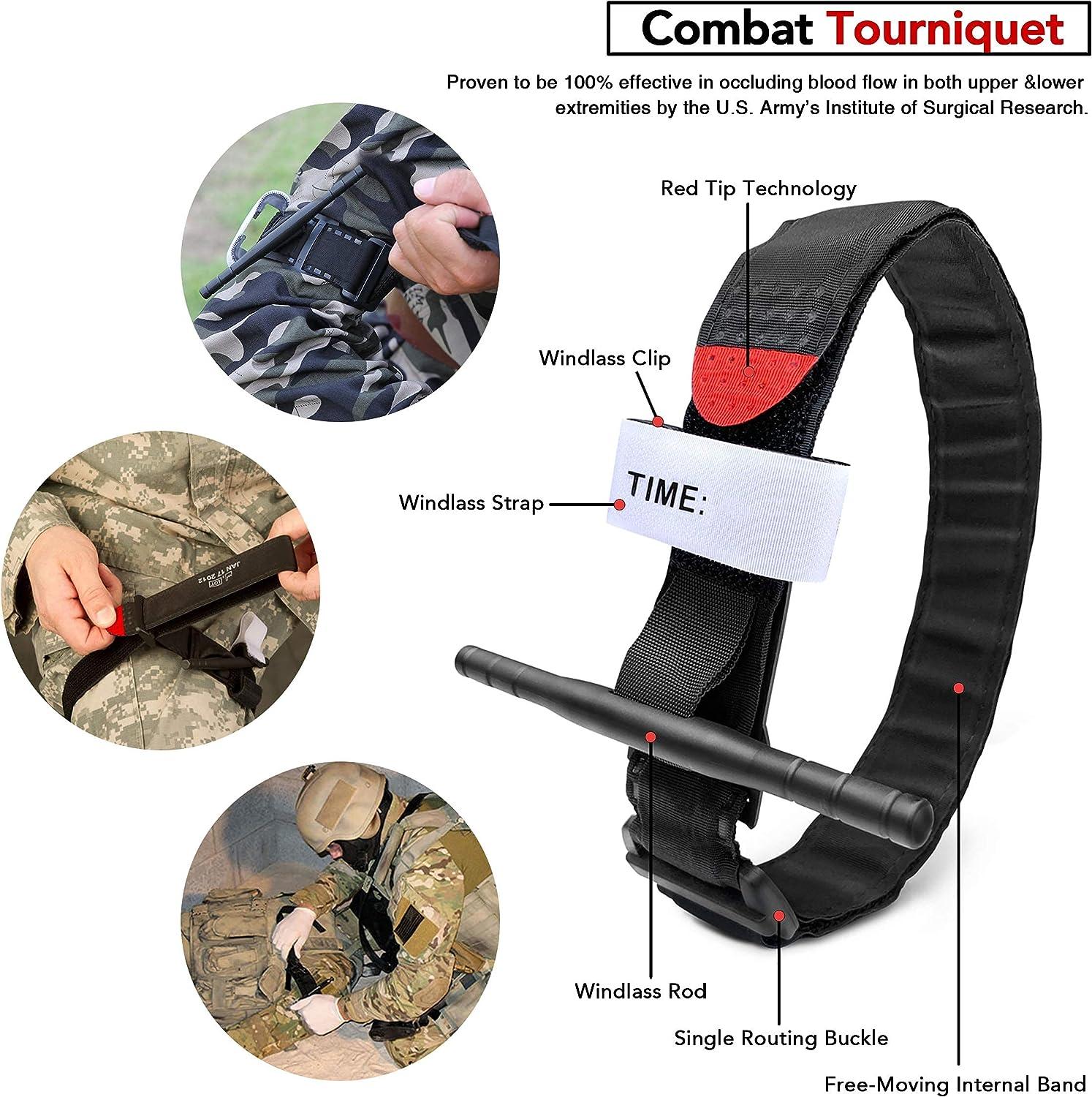 Kitgo Outdoor Survival First Aid Kit - 101 Pieces Emergency Gear for ...