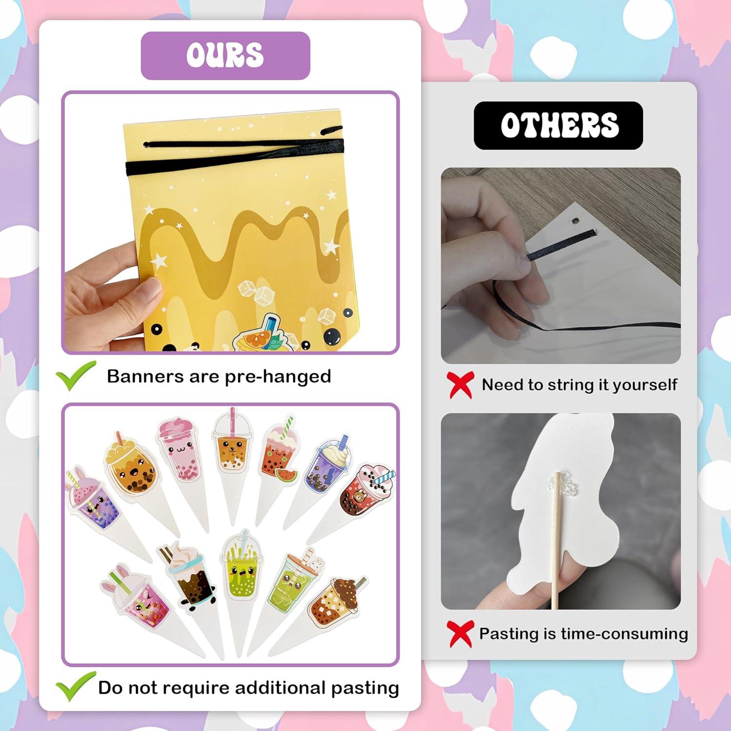 Boba Party Decorations tea theme party decorations for girls birthday ...