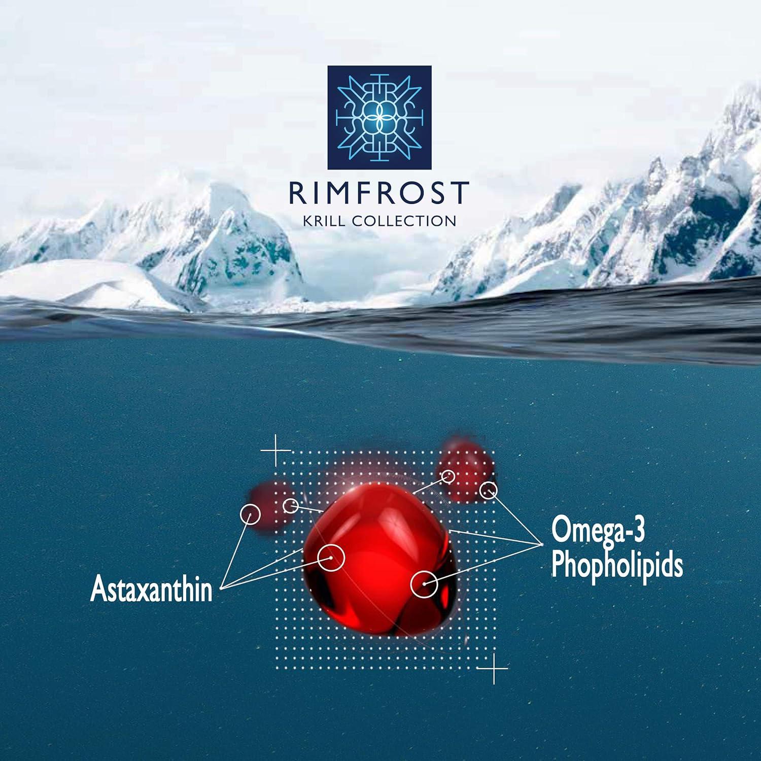 RIMFROST Antarctic Krill Oil | Ultra Rich Omega-3 Including DHA/EPA Phospholipids & Astaxanthin ...