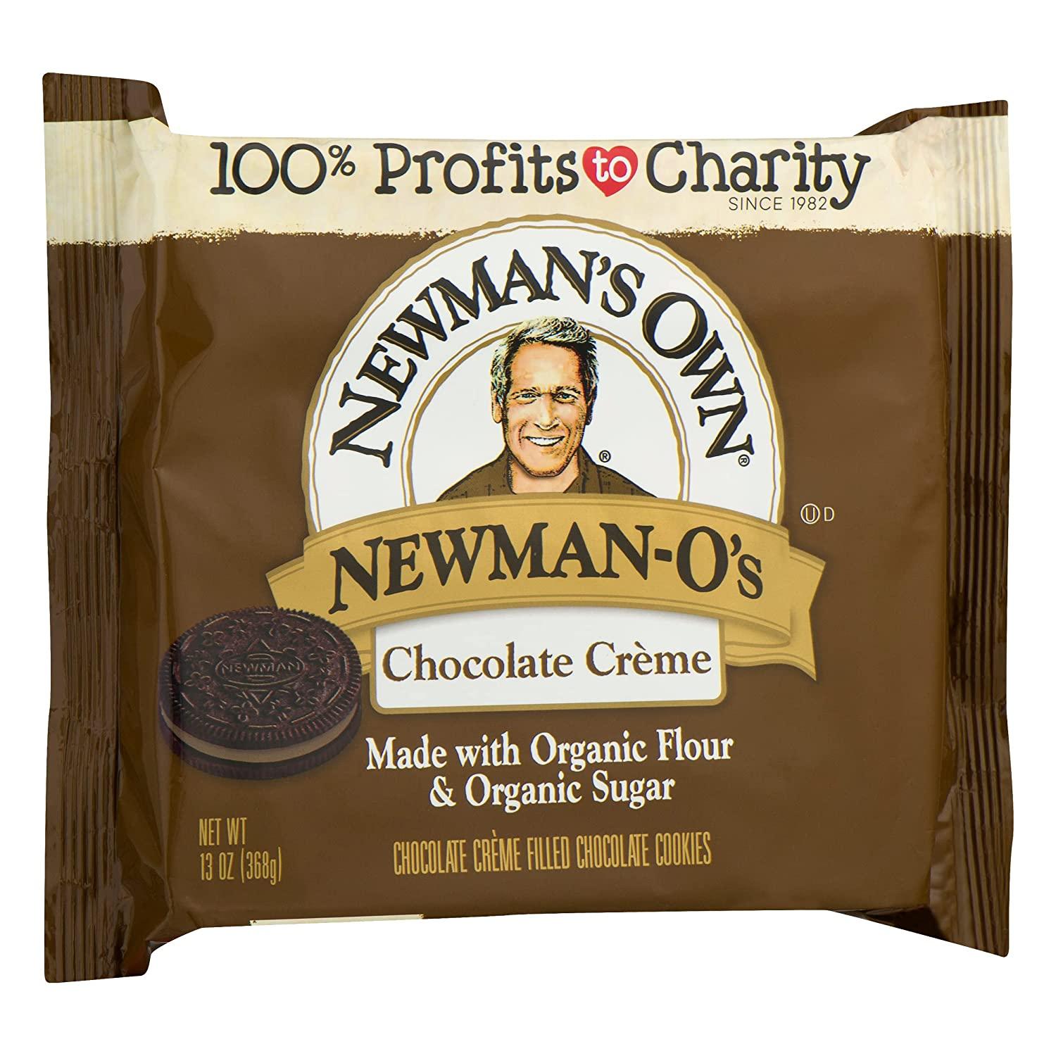 Newman's Own Newman-O's Chocolate Creme Filled Cookies 13oz (Pack of 6 ...