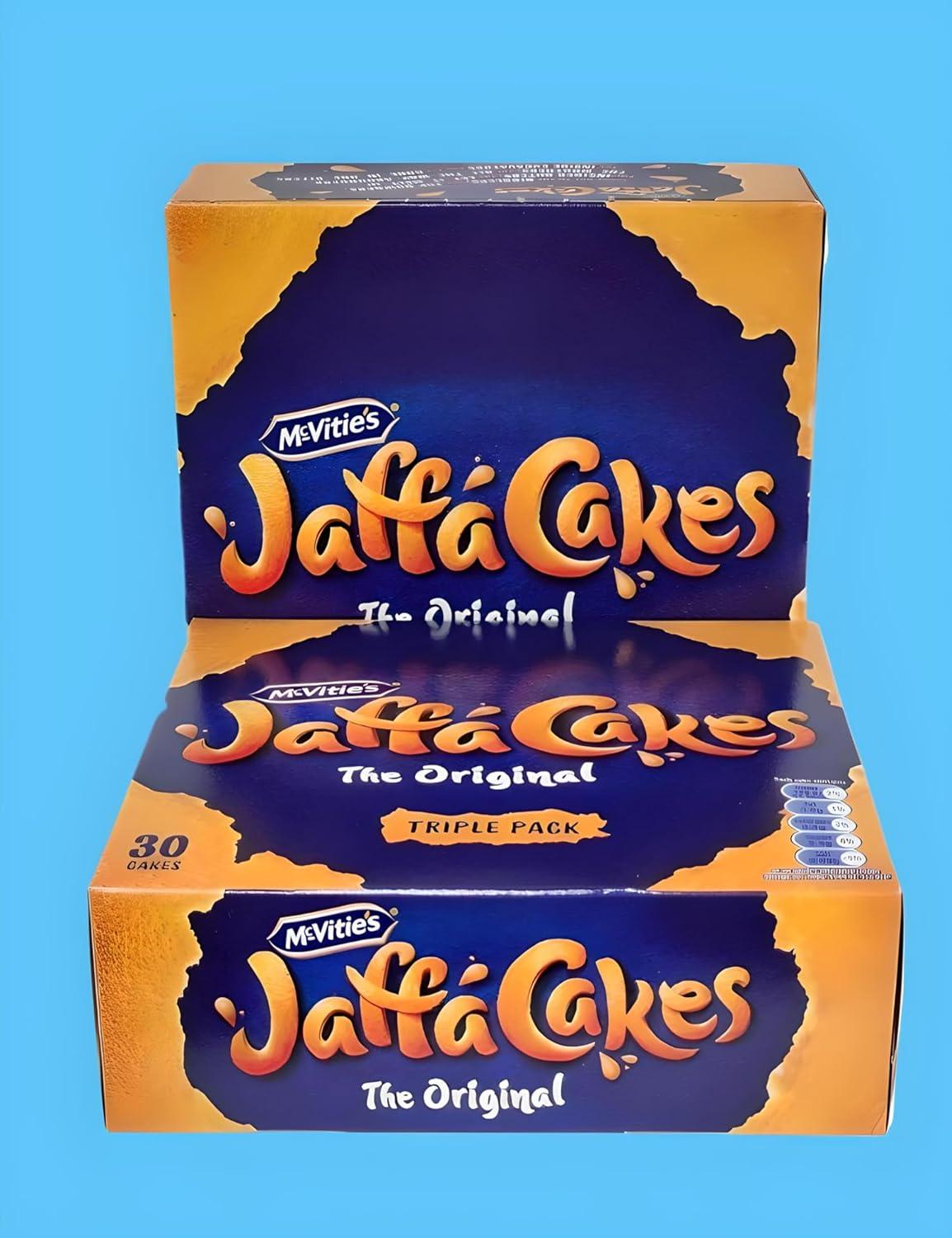 McVitie's Jaffa Cakes Triple Pack - 60 Cake The Original Orange ...