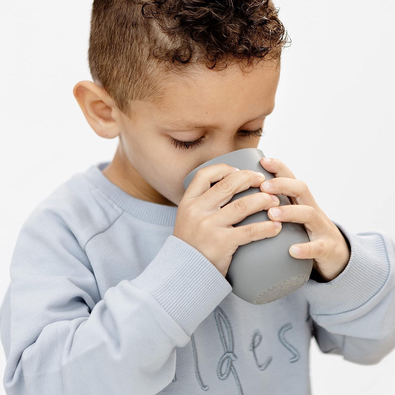 ez pz Happy Cup + Straw Training System - Silicone Toddler Training Cup ...