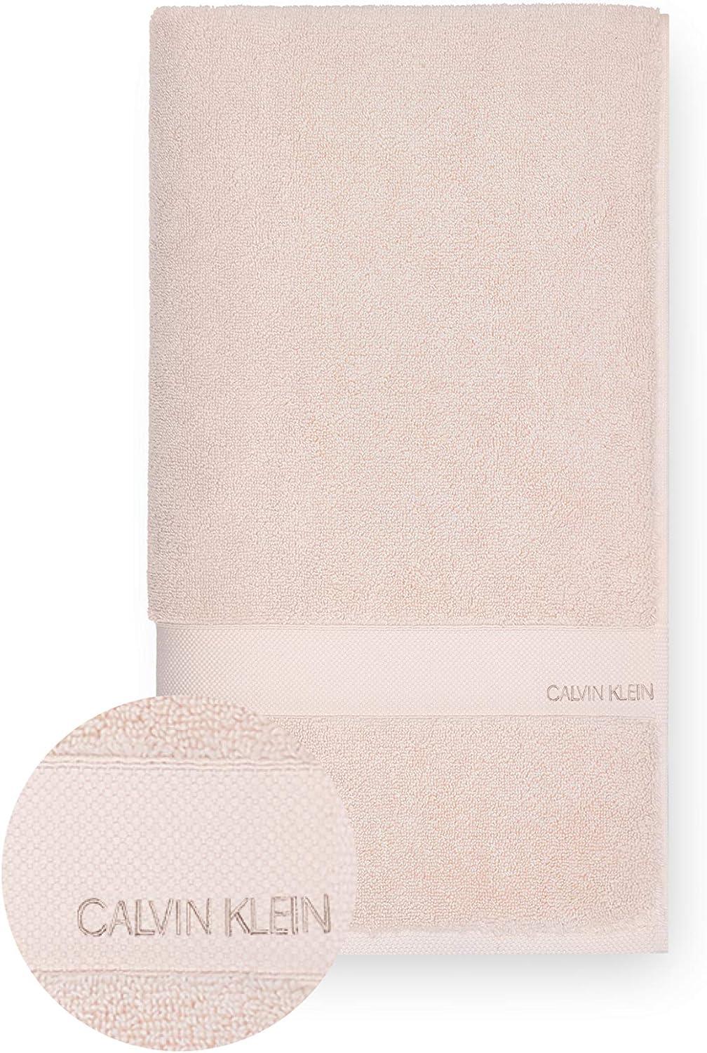Calvin Klein Light Pink Hand Towel - 100% Cotton 600 GSM - 50x100 cm ...