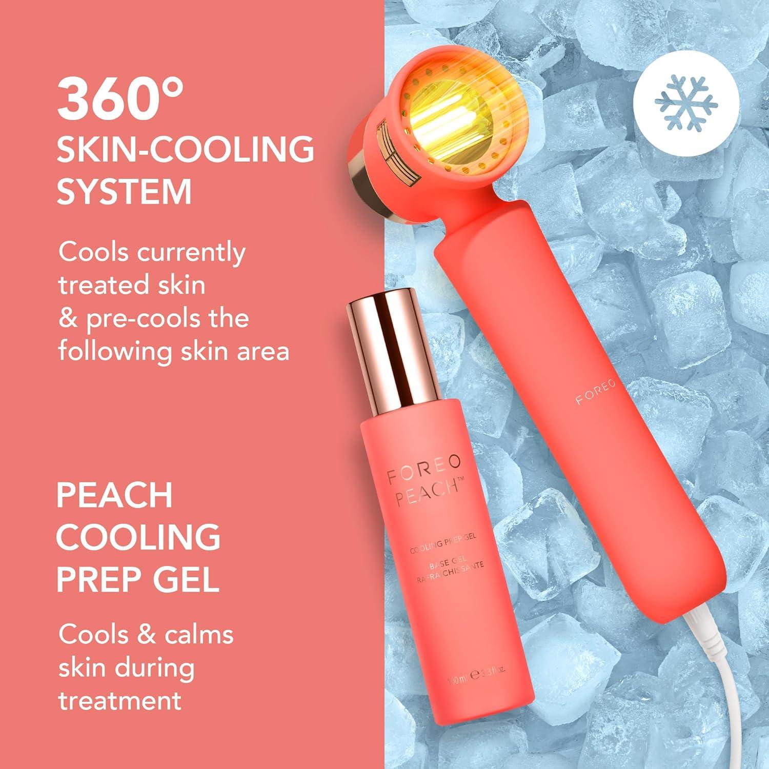 FOREO Peach 2 IPL Hair Removal Device - 10-Min Full Body & Face Hair ...