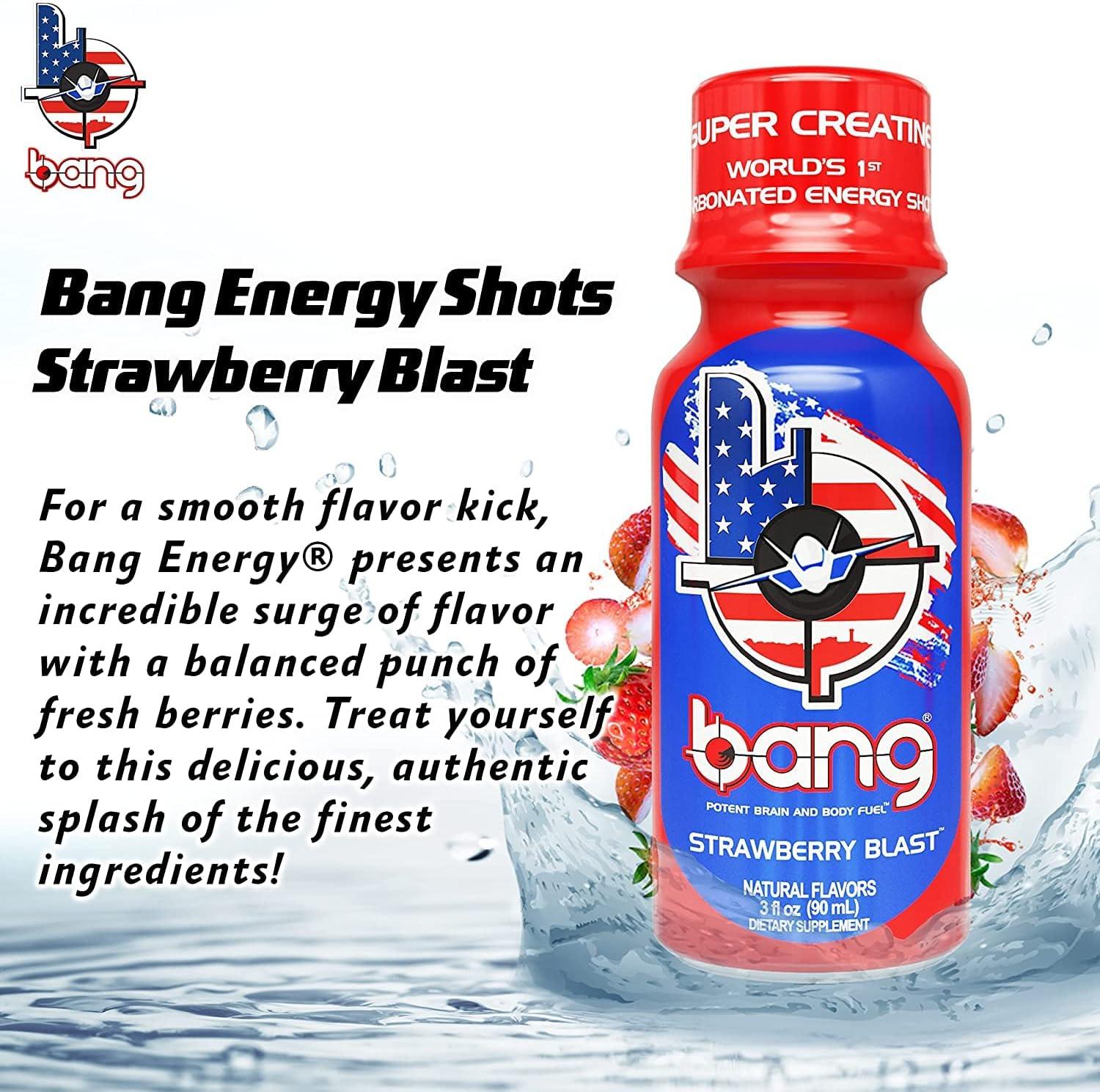 VPX Bang Military Shots 12-Pack - Sugar-Free Energy Shot with Caffeine ...