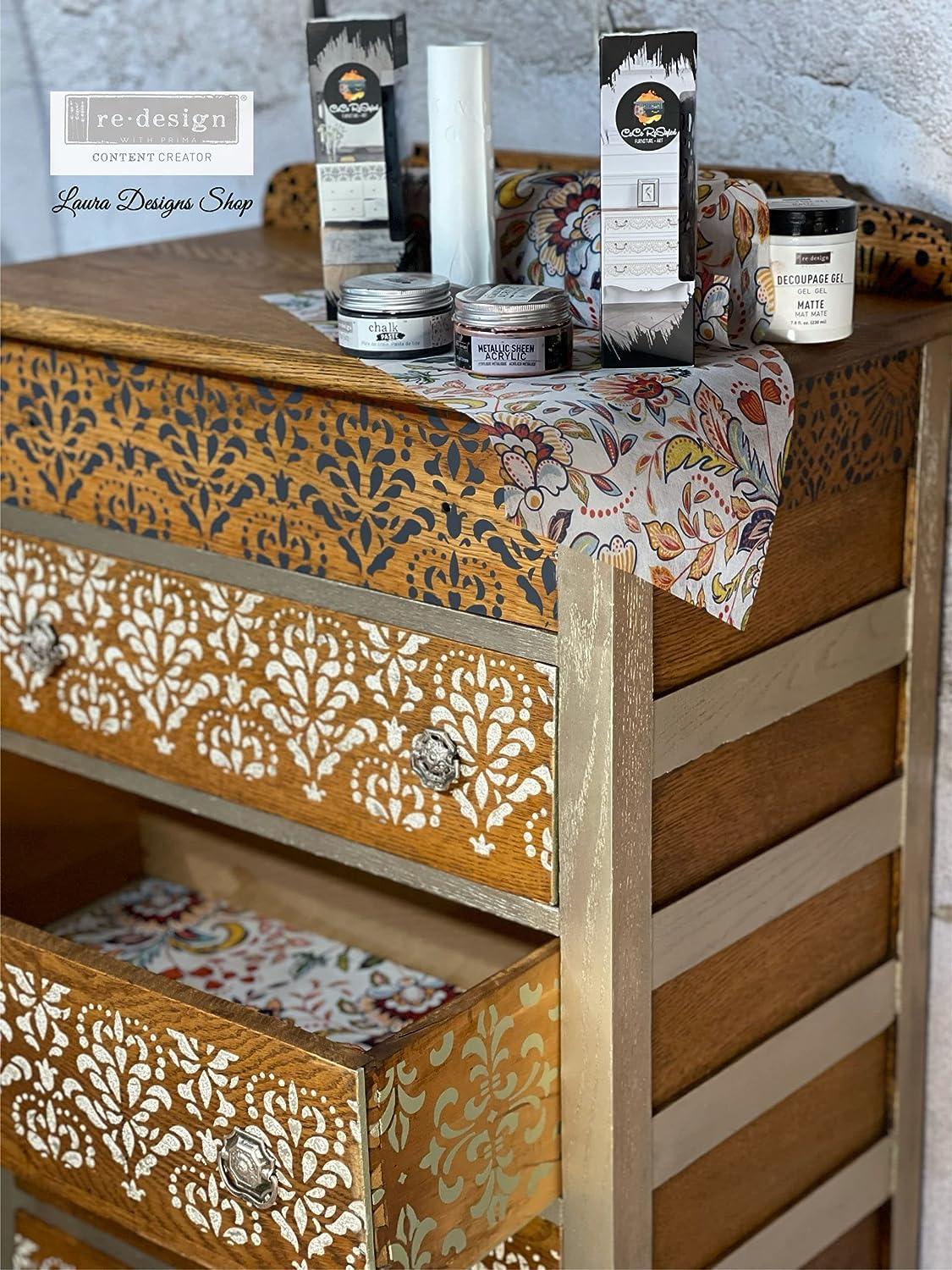 Redesign Chalk Paste 3.4 Fl. Oz. - Iron Gate Paint for Fabric, Wood ...