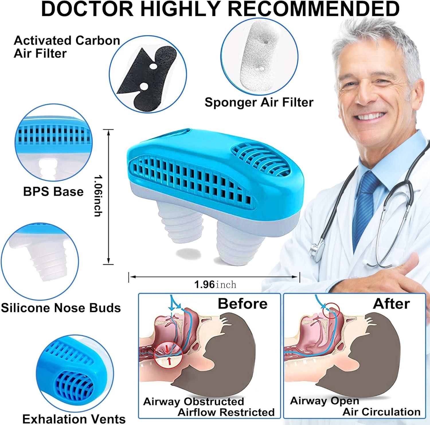 Anti Snoring Nose Vents - Snore Stopper for Better Sleep - Nasal ...