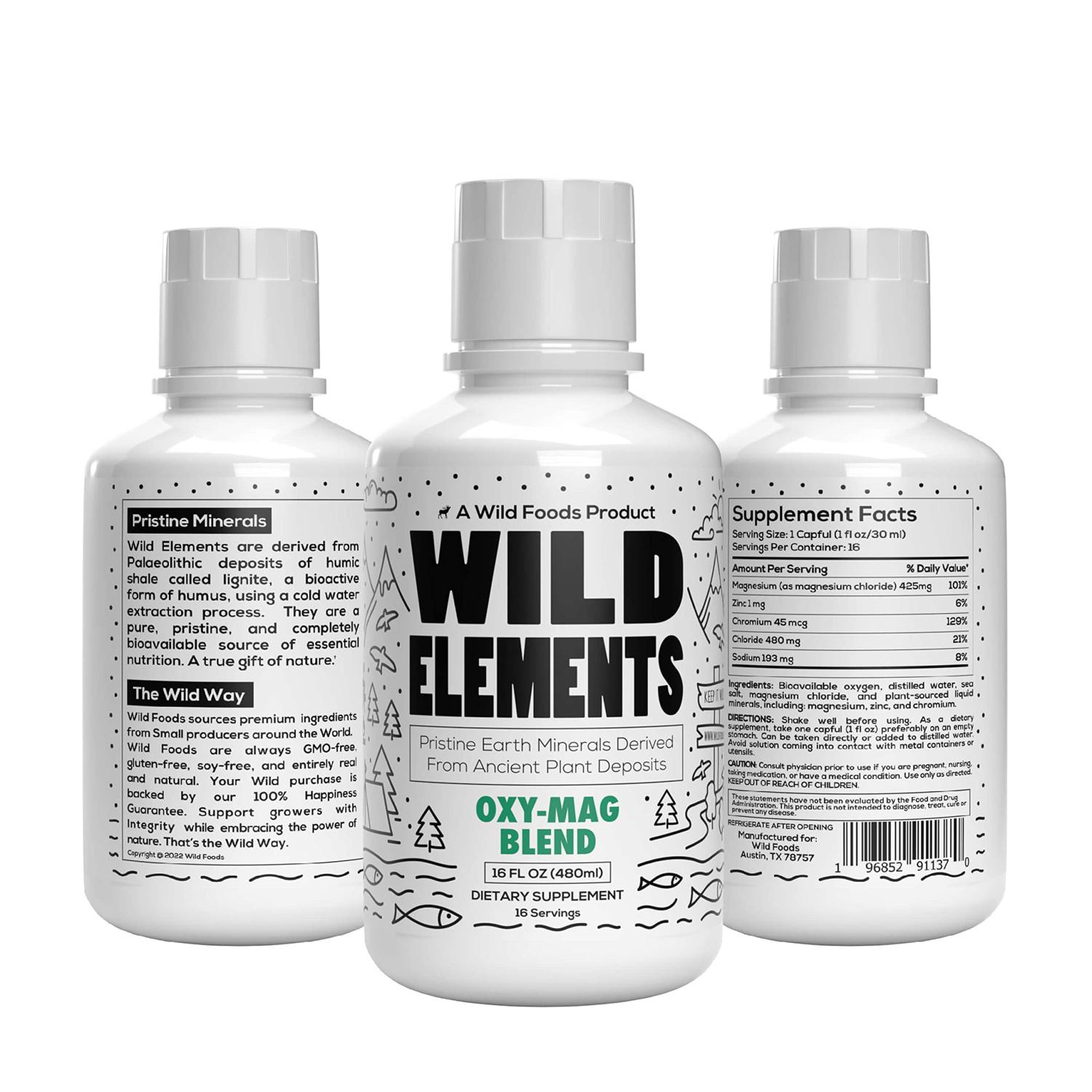 Wild Elements Oxy-Mag Minerals - Ancient Plant Derived Oxygen ...