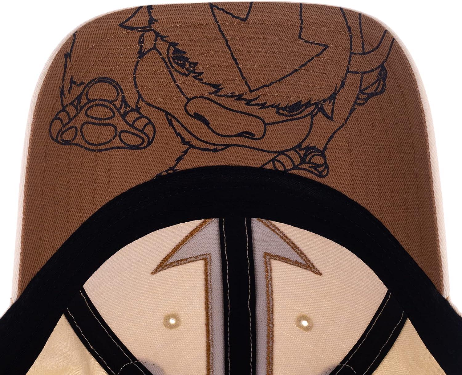 Avatar The Last Airbender Appa Character 3D Big Face Snapback Hat ...