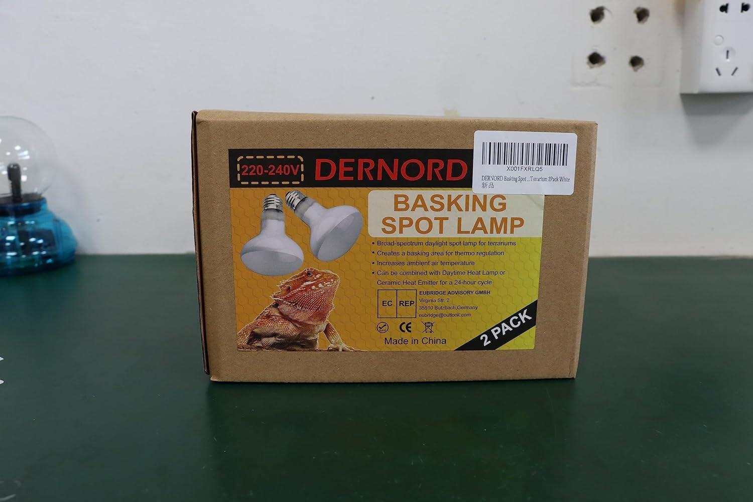 Dernord 150W Basking Thermal Ramp - Reptile Heat Lamp & Turtle Light ...