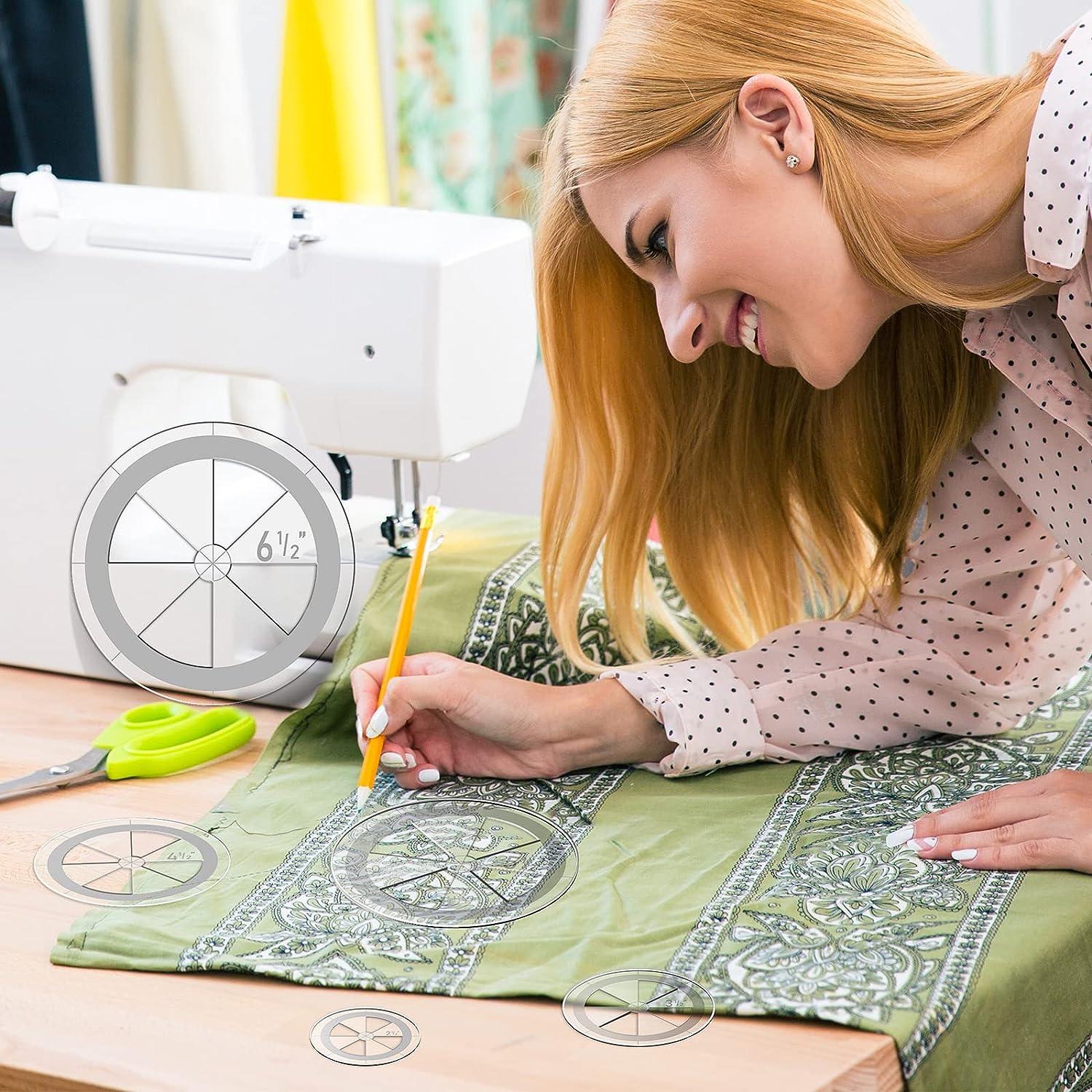 Circle Quilting Template Set - 5 Pcs Circles Quilt Ruler for Quilting ...