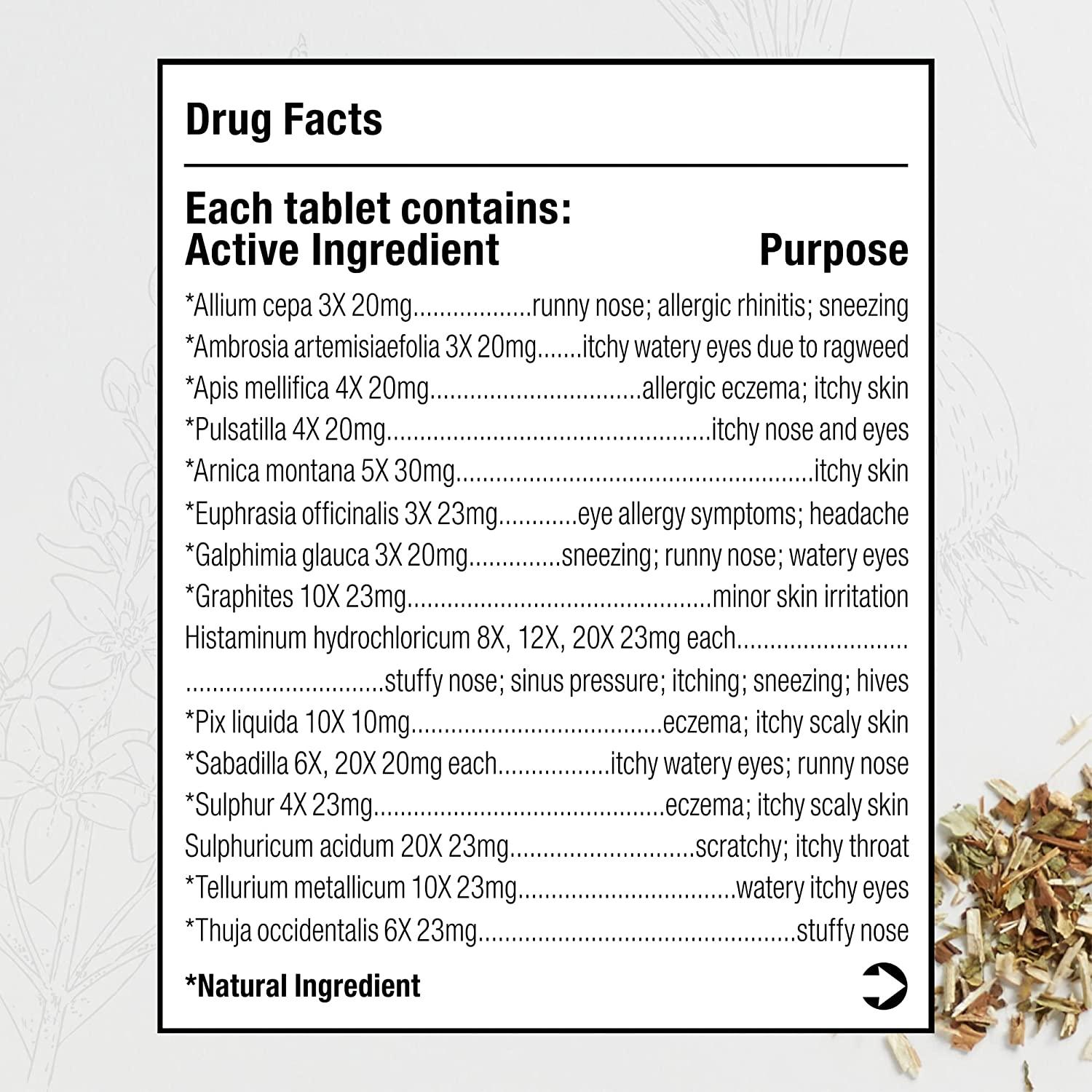 GoSupps.com - MediNatura ClearLife Allergy Tablets Extra Strength 60 ...