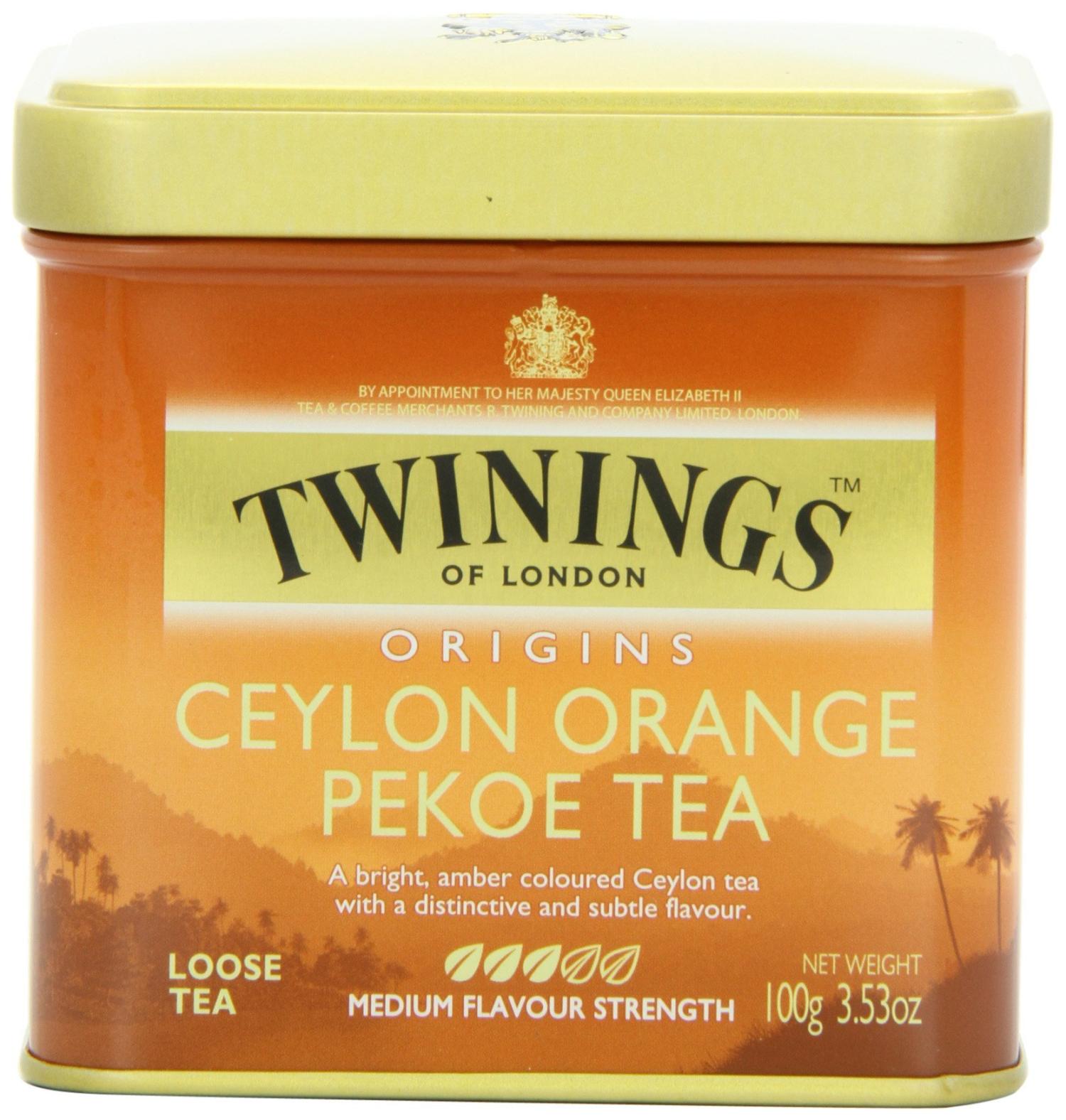 Twinings Ceylon Orange Pekoe Loose Tea Caddy (International Blend ...