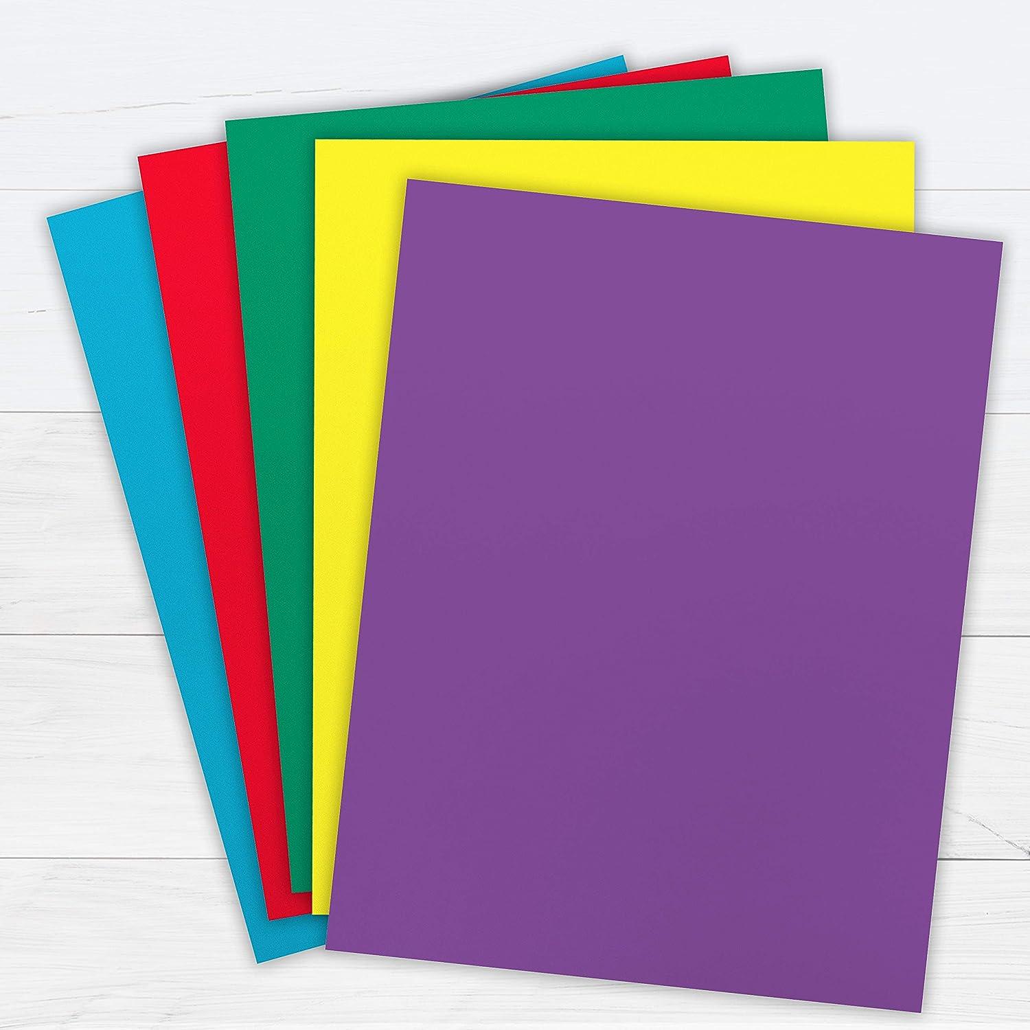 Printworks Bright Cardstock 65 lb 4 Assorted Bright Colors FSC ...