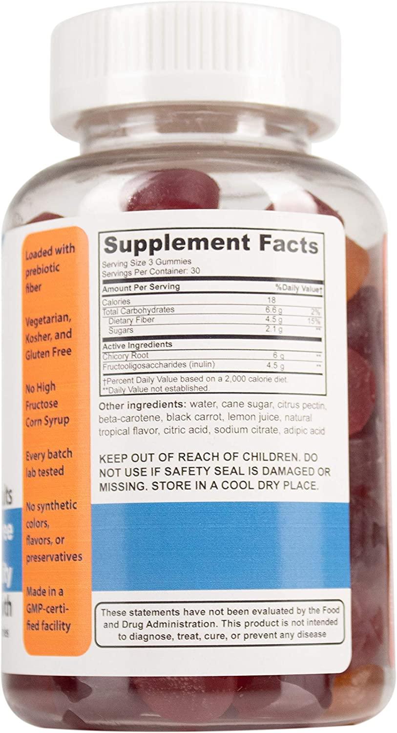 DrFormulas Prebiotic Fiber Gummies for Kids & Adults | Constipation ...