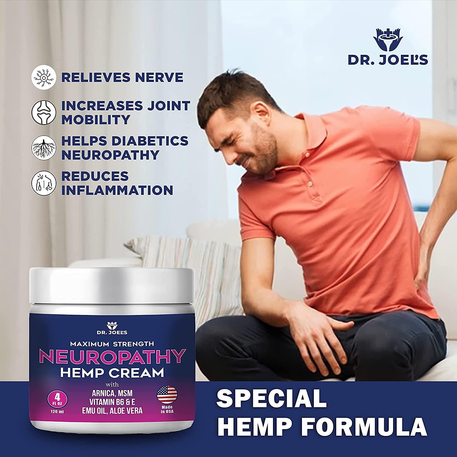 Neuropathy Cream - Maximum Strength Nerve Relief for Feet, Hands, Legs ...