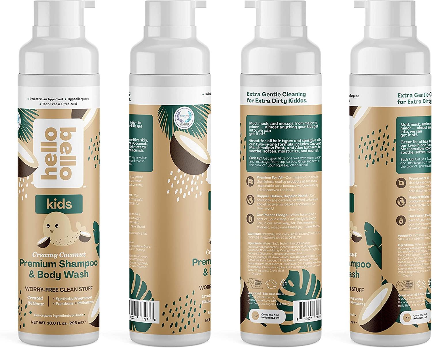 Hello Bello Coconut Shampoo - Hydrating and Nourishing Hair Care | Buy ...