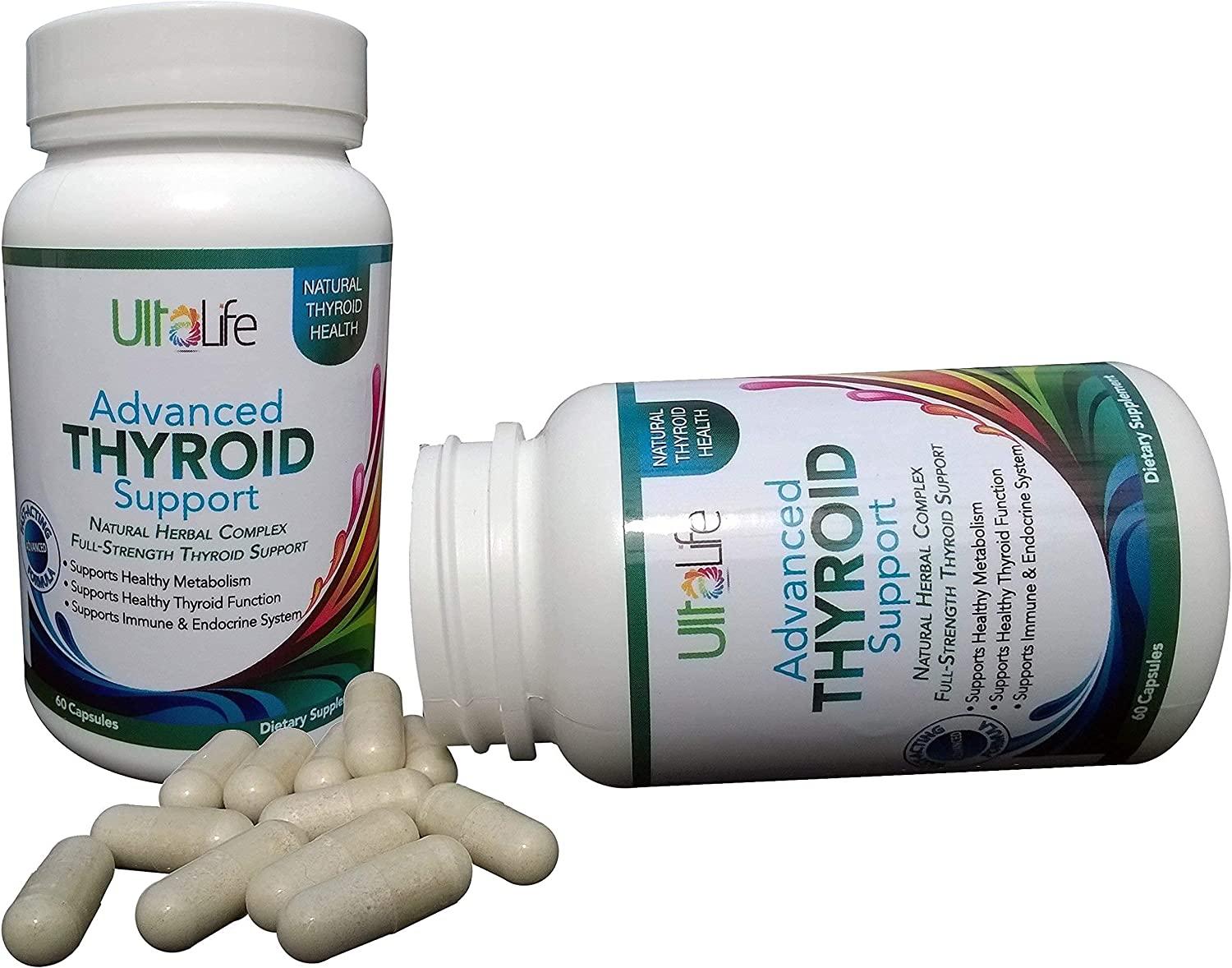 UltaLife Thyroid Support Complex with Iodine - Energy & Focus Boost ...