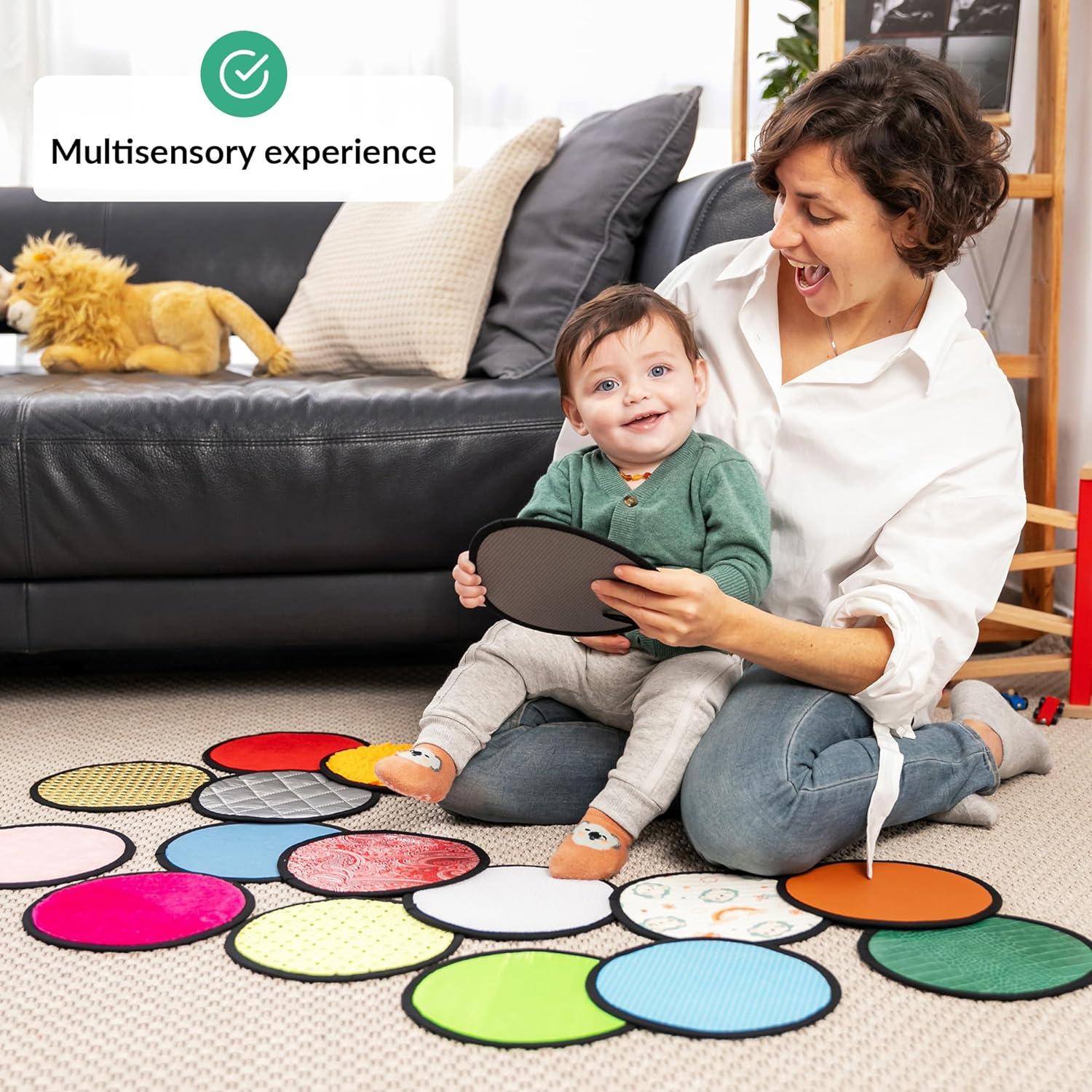 Sensory Mats and Tiles Set for Babies | Multi-Sensory Exploration Rug ...