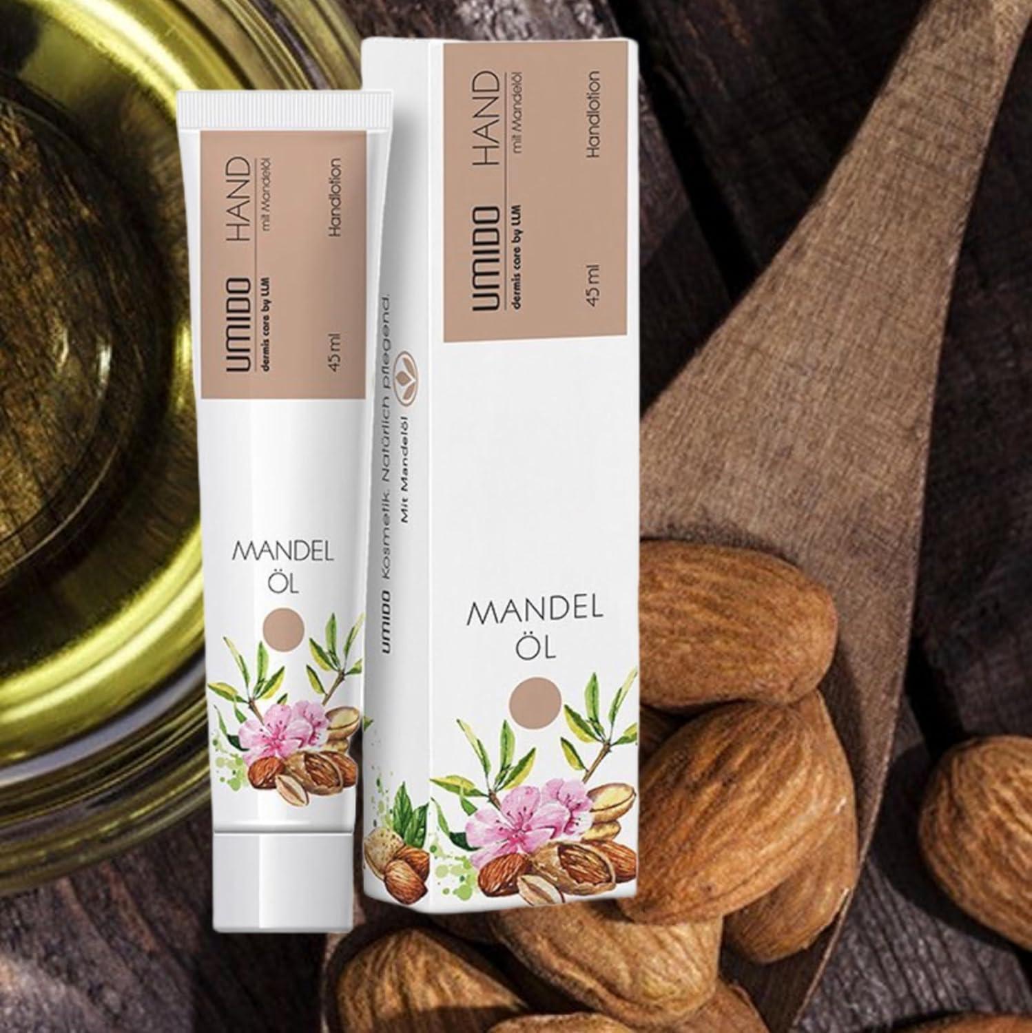 4-Piece UMIDO Hand Lotion Set - Almond Oil 45ml | Nourishing Hand Cream ...