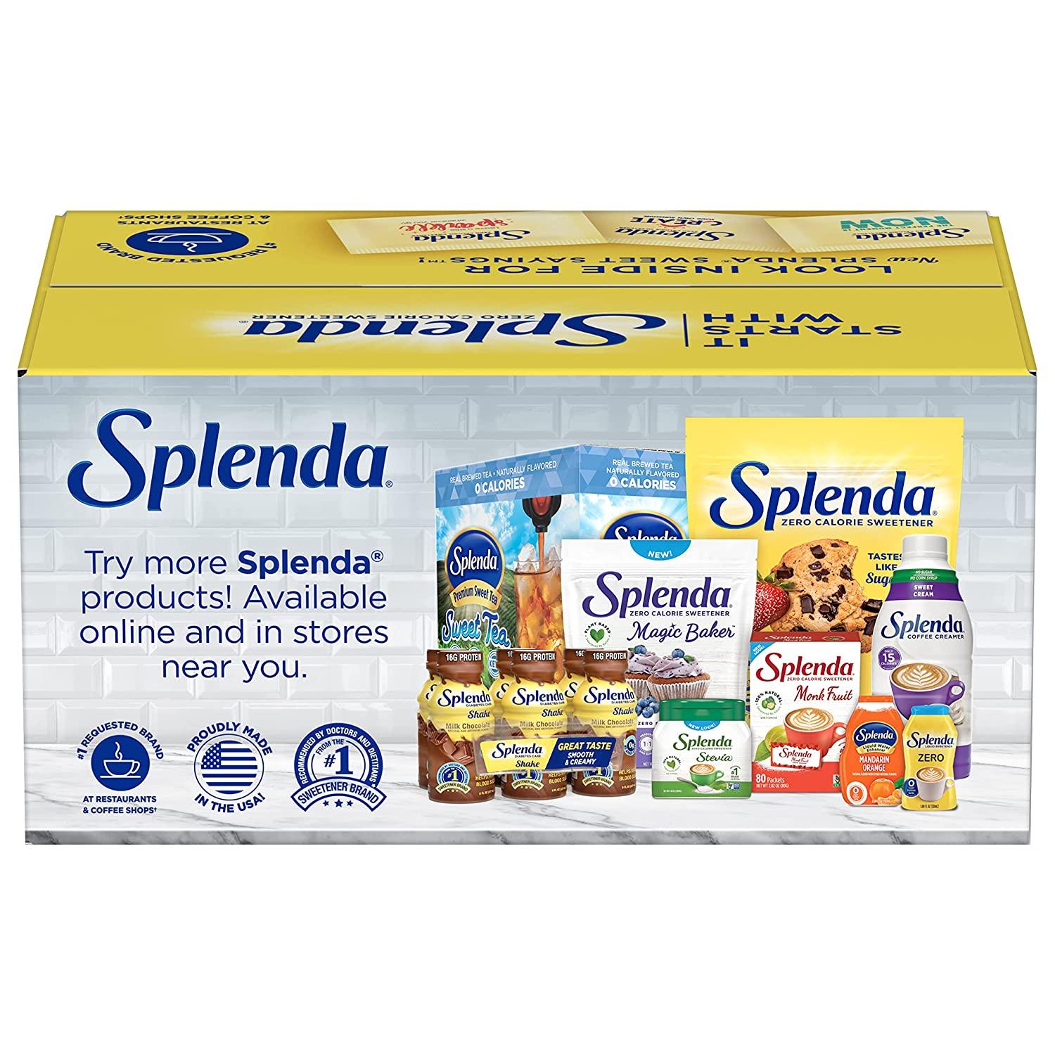 Splenda No Calorie Sweetener Value Pack - 800 Individual Packets - 28 ...