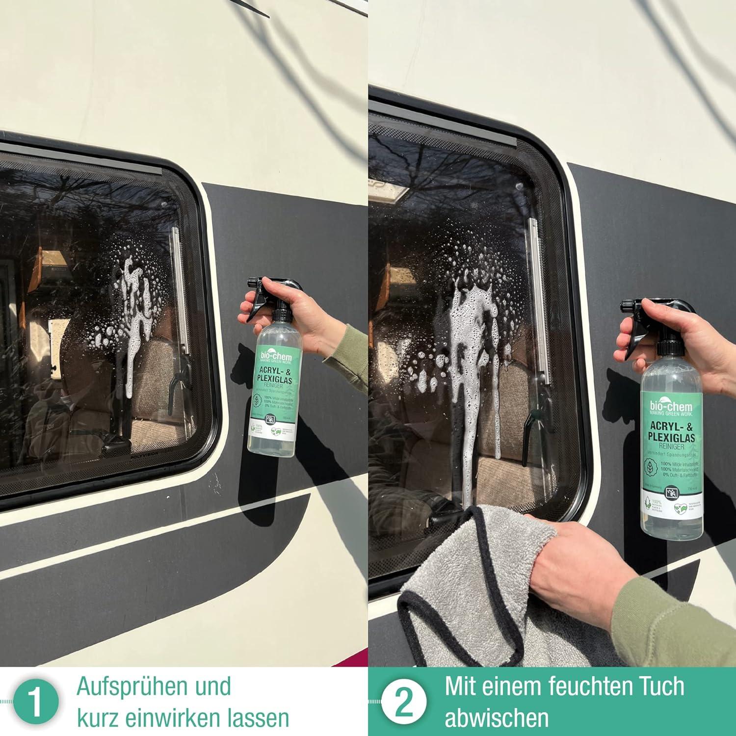 Bio-Chem Acrylic & Plexiglass Cleaner 750ml | Gentle Glass Cleaner for ...