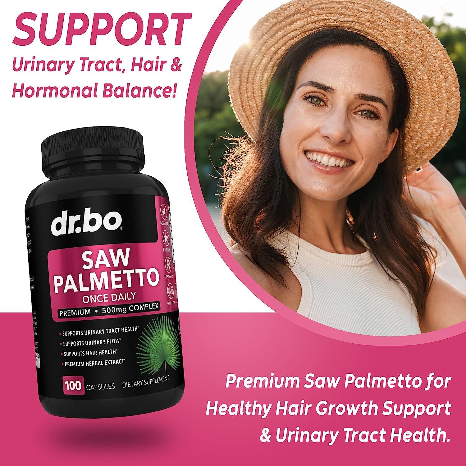 Saw Palmetto for Women Hair Loss - DHT Blocker & Bladder Control ...