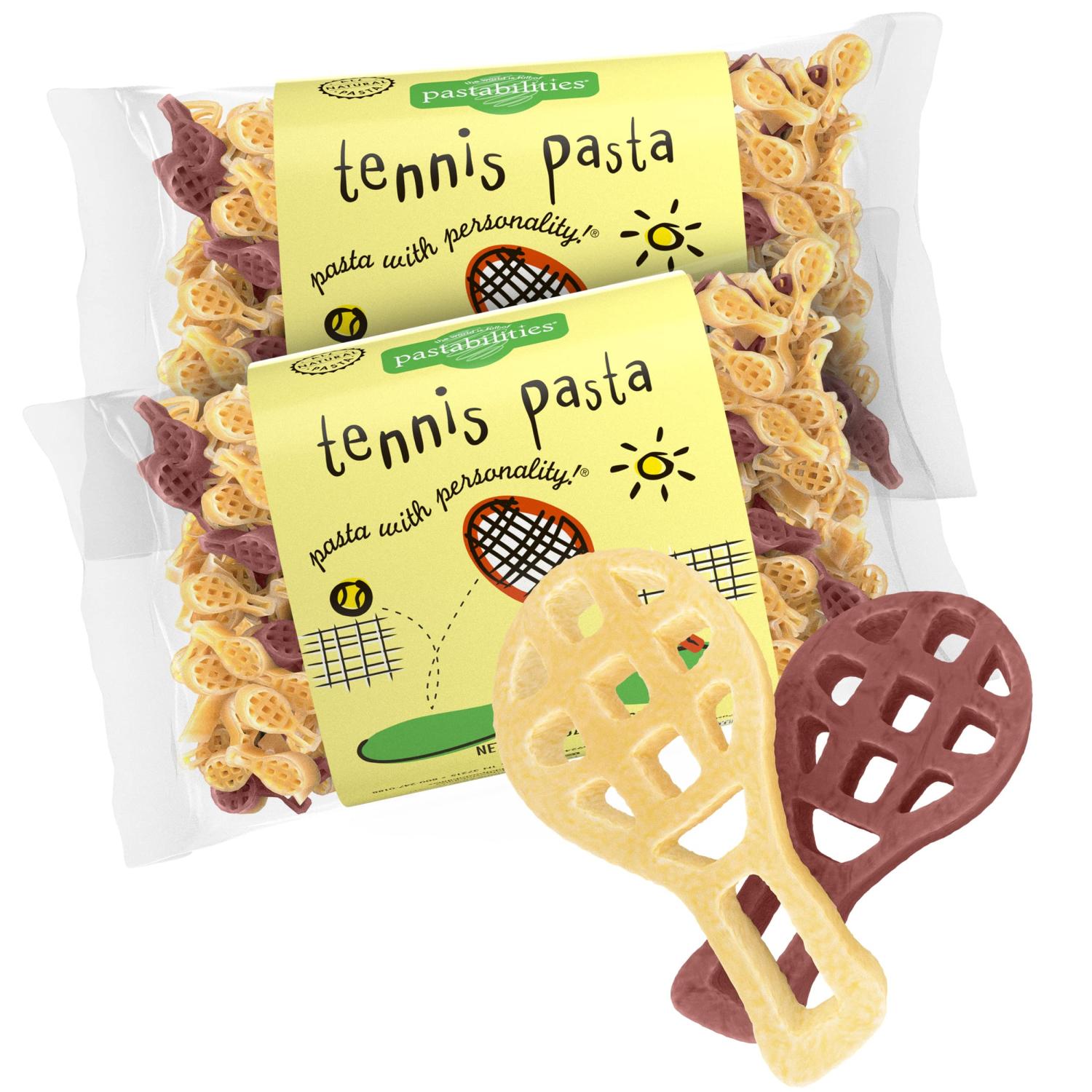 Pastabilities Tennis Pasta - Fun Tennis Racket Shaped Noodles for Kids ...