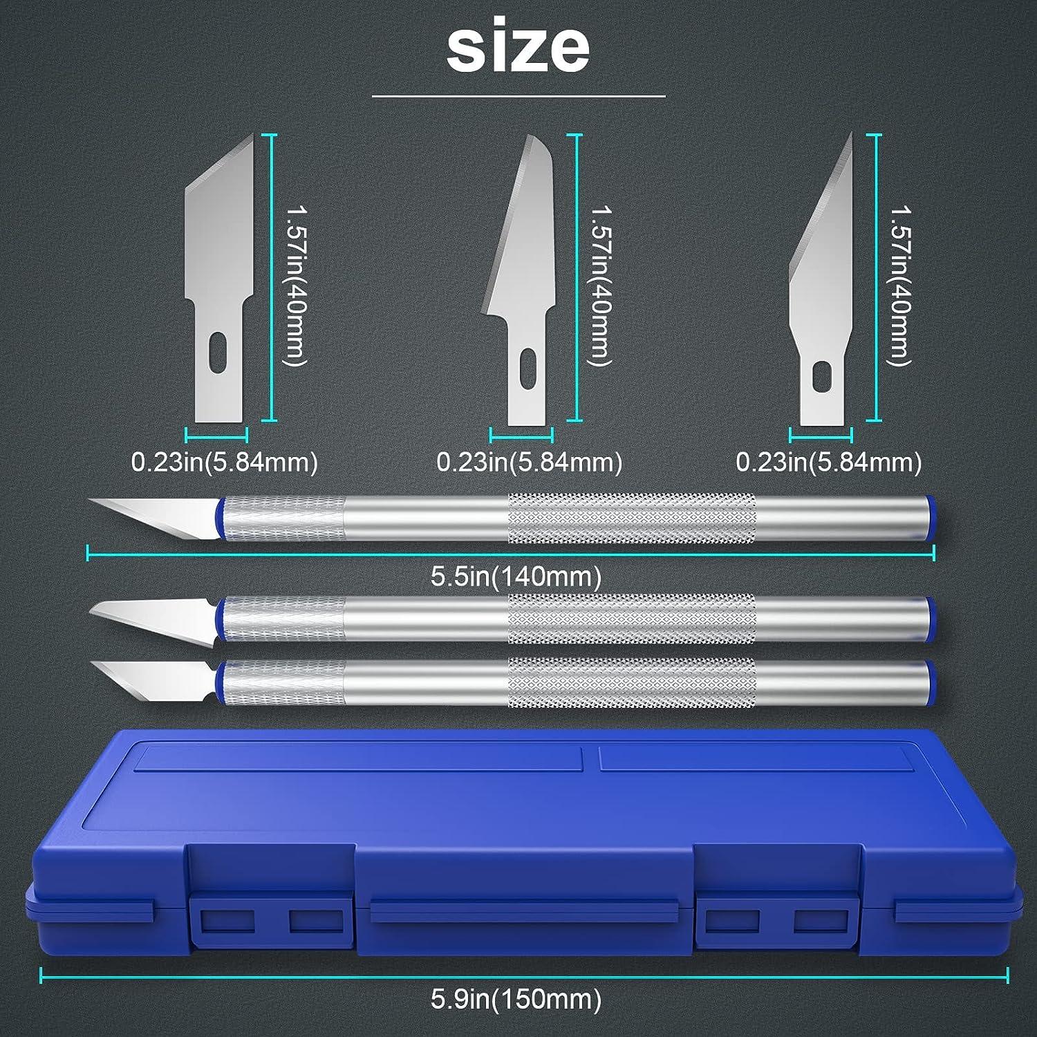 15Pcs Precision Craft Hobby Knife Set for Carving, Modeling ...