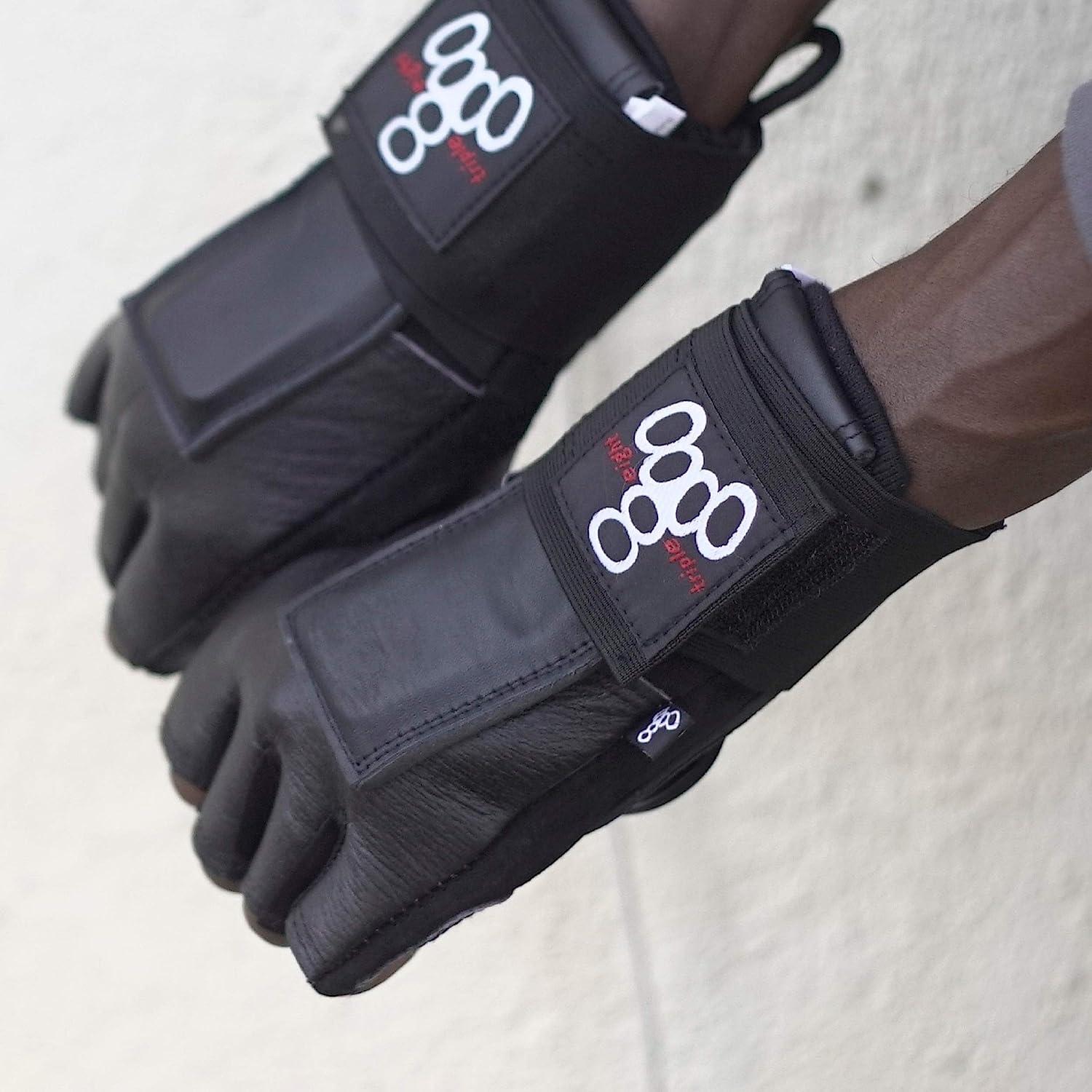 Triple Eight Hired Hands Gloves - Black, Size Large | Buy Now with ...