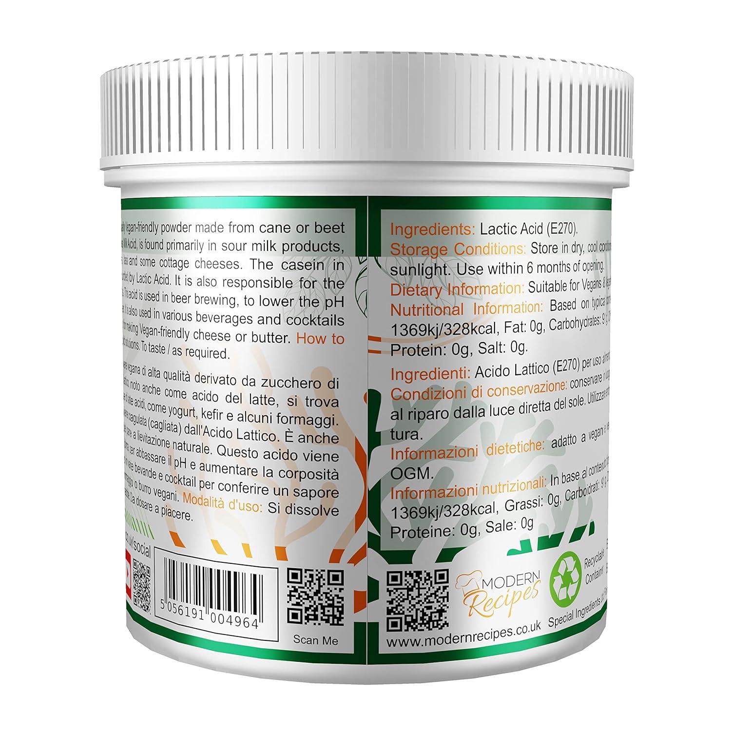 5kg Vegan-Friendly Lactic Acid Powder for Vegan Cheese & Butter - Non ...