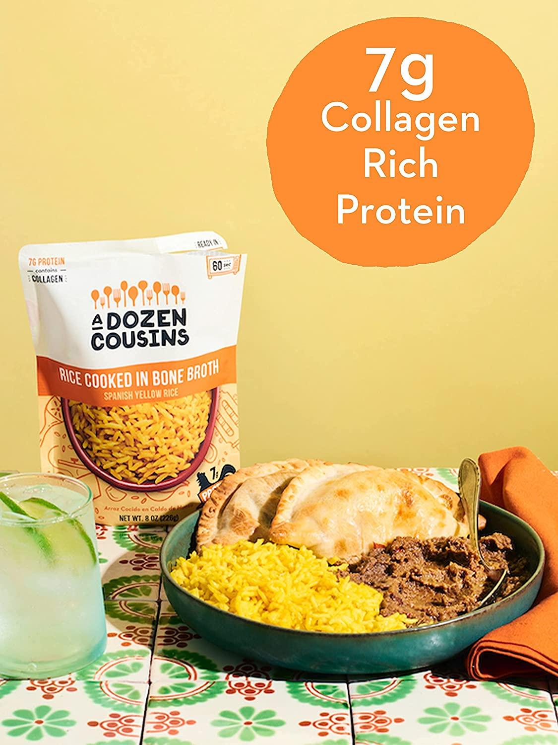 Dozen Cousins Bone Broth Rice Variety Pack - 6 Pack | 7g Protein ...