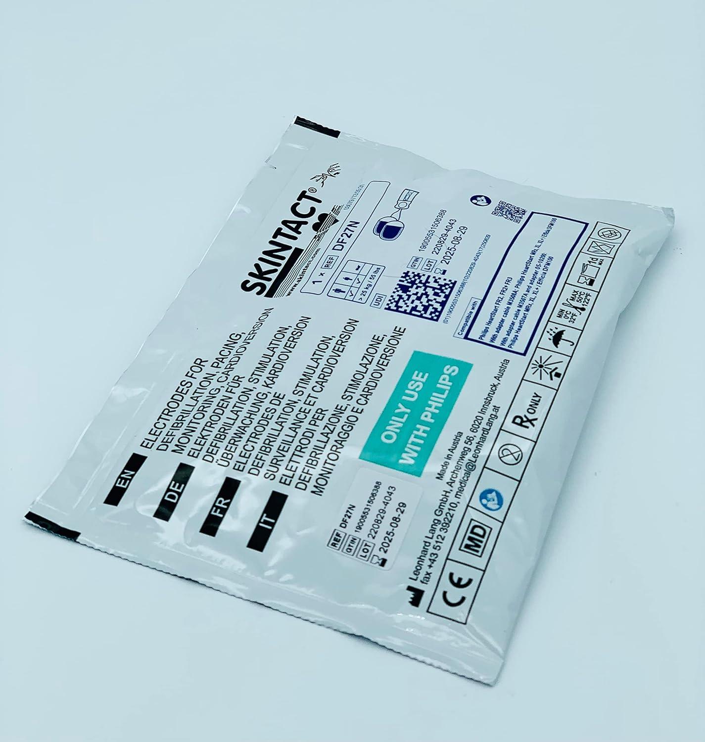 SKINTACT Adult Defib Pads - Compatible with Philips HeartStart FR2/FR2 ...