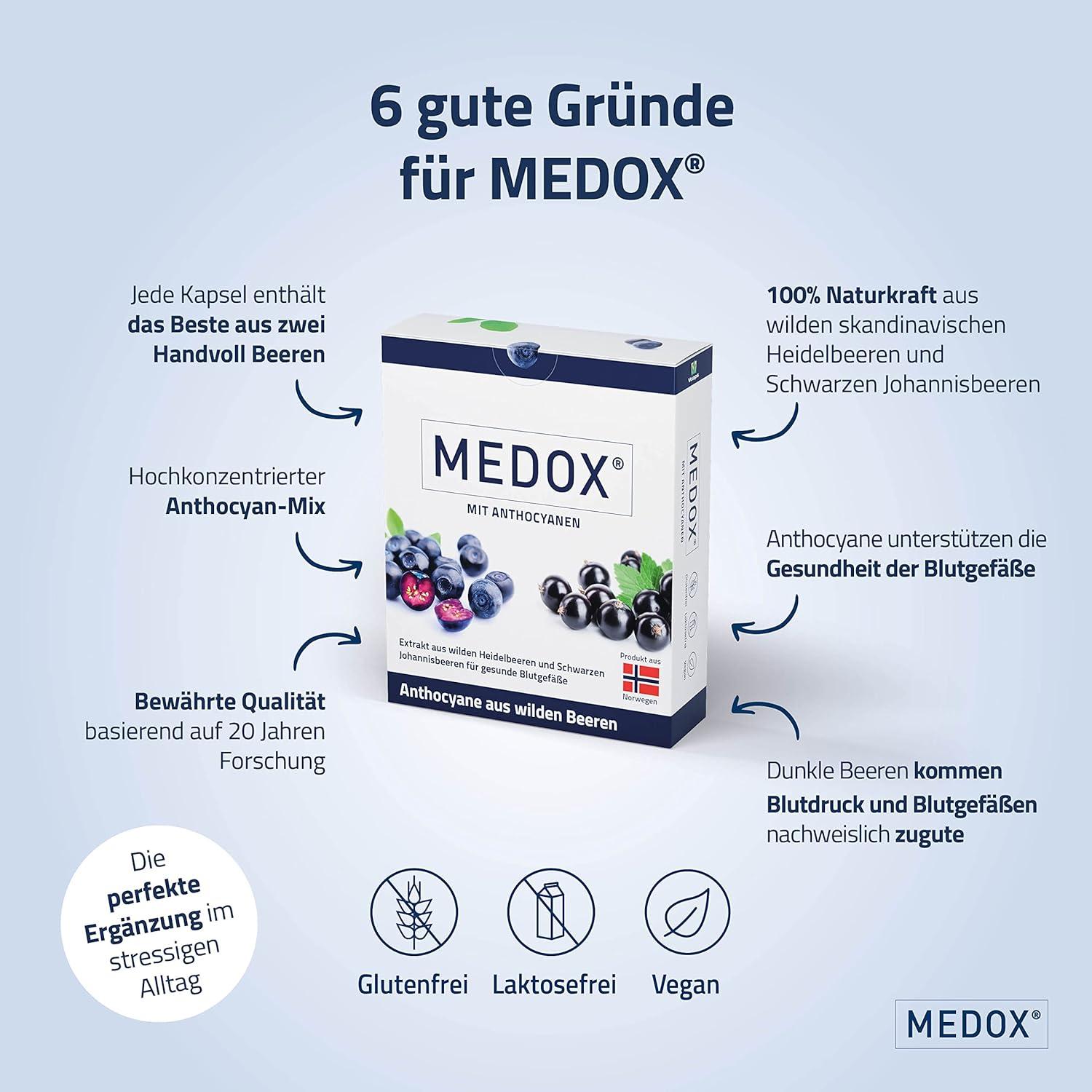MEDOX Classic Herbal Dietary Supplement | High Anthocyanin Content per ...