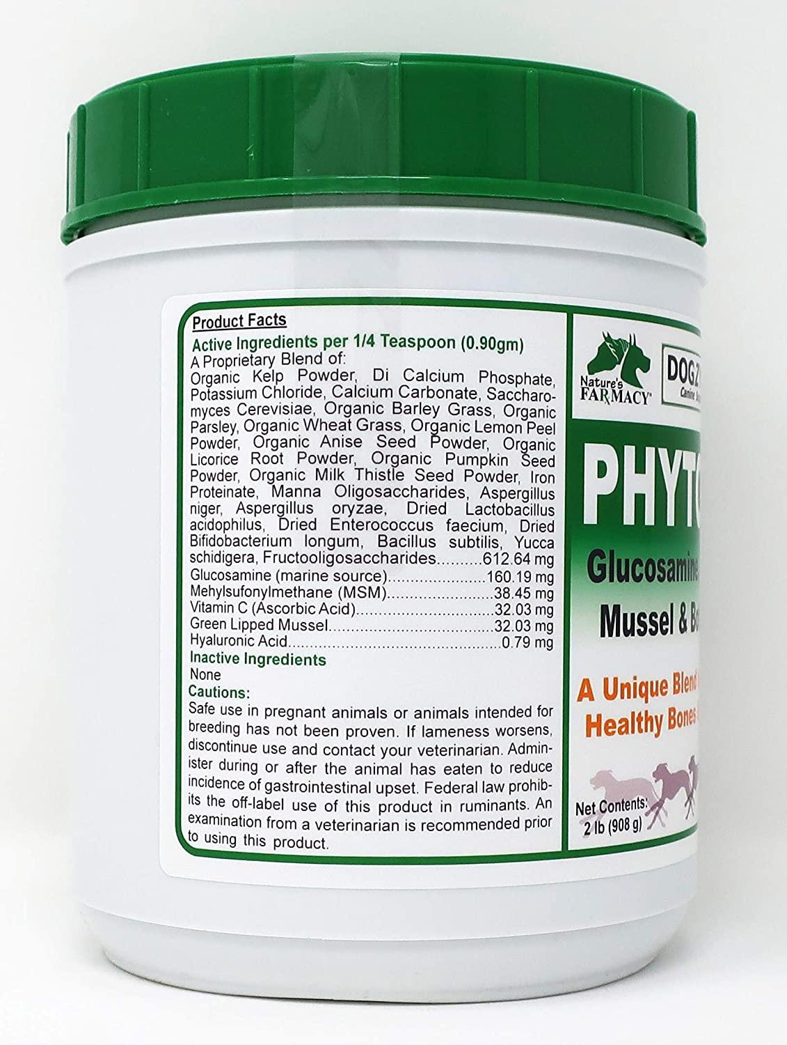 Dogzymes Phyto Flex - Glucosamine, Chondroitin, MSM & Hyaluronic Acid ...