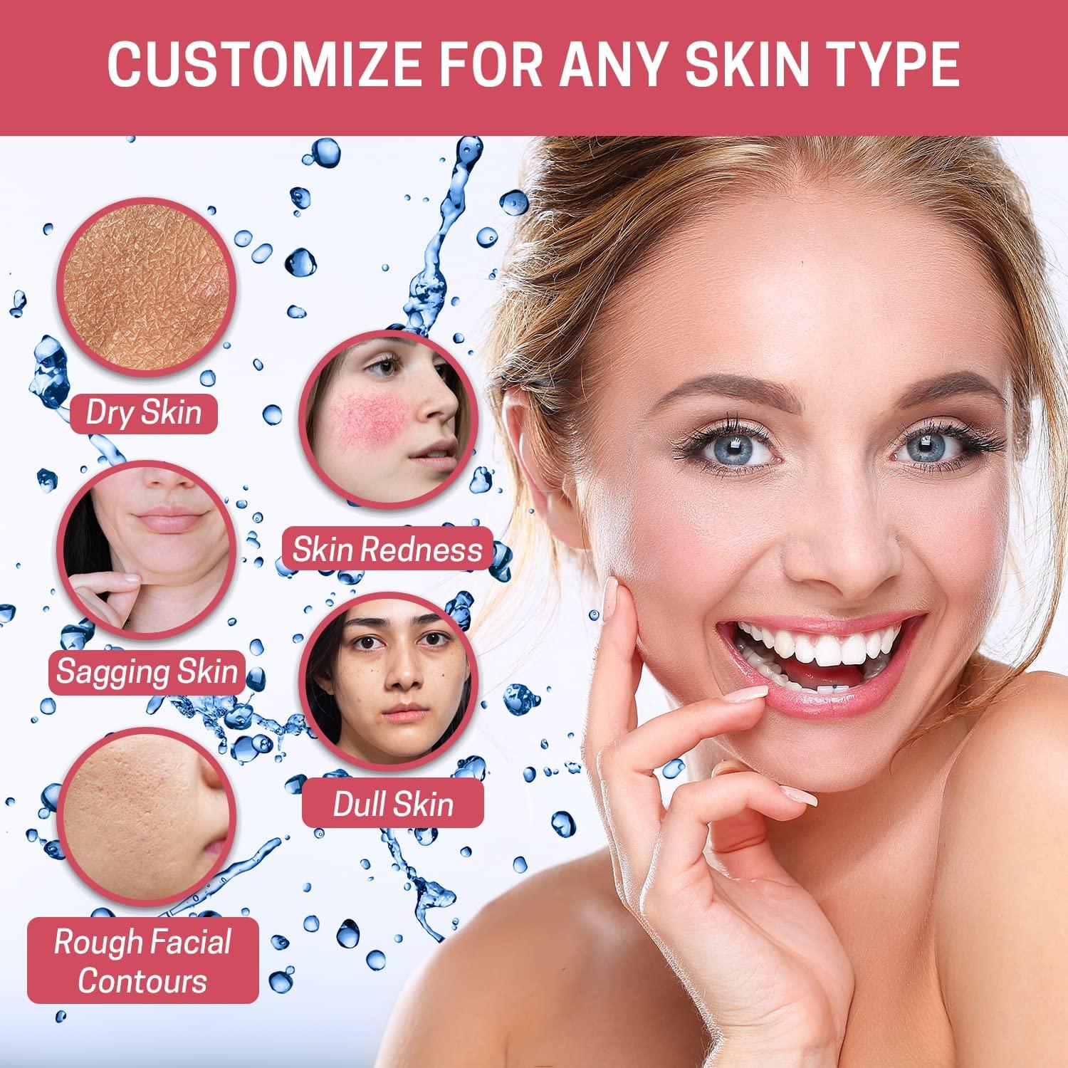 Luxurious Ice Roller for Face and Eyes - Cold Facial Roller for ...