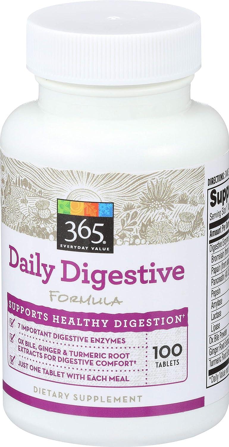 365 Everyday Value Daily Digestive Formula 100 ct - Support Digestive ...